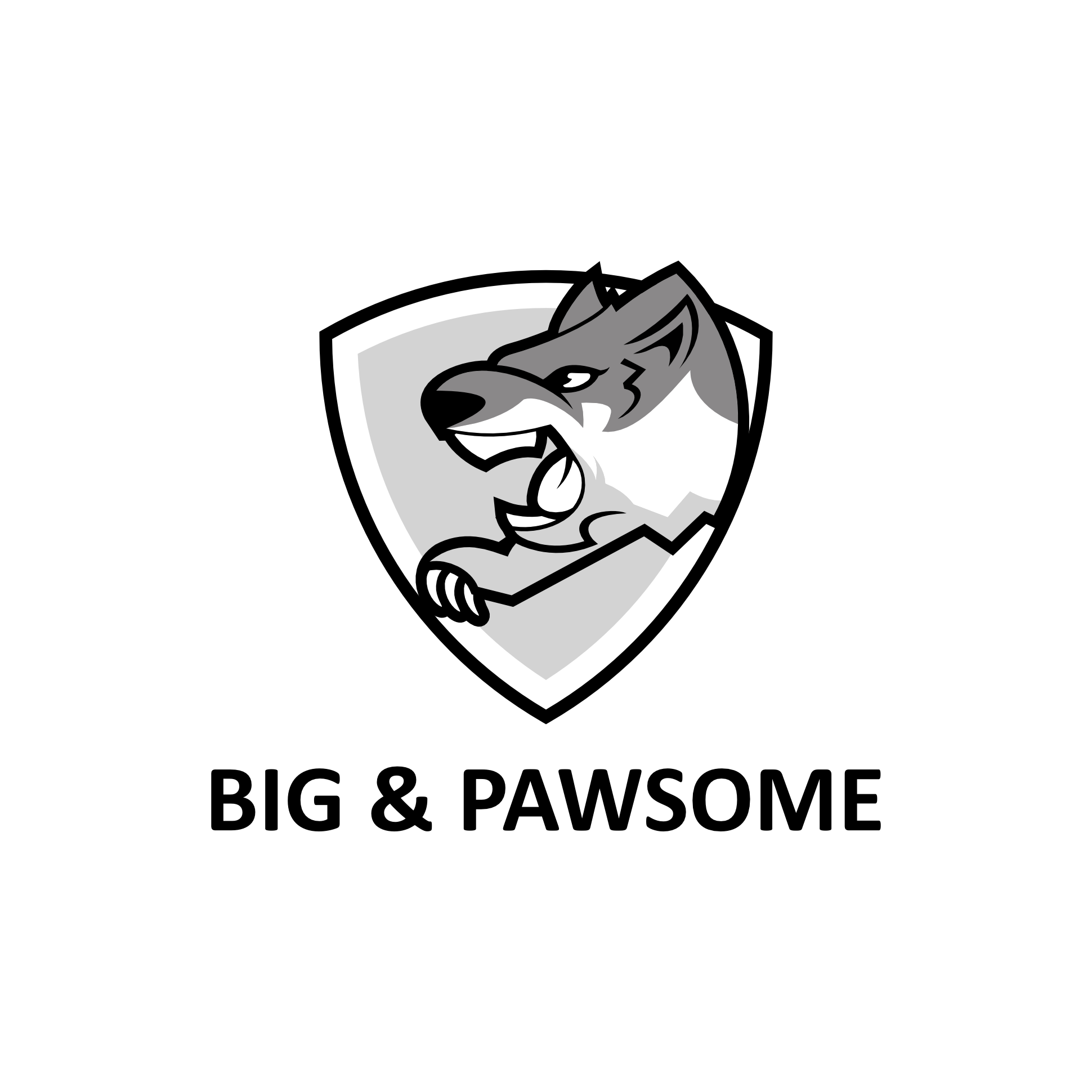 Serious, Modern, Pet Logo Design for Big & Pawsome by adeva | Design ...