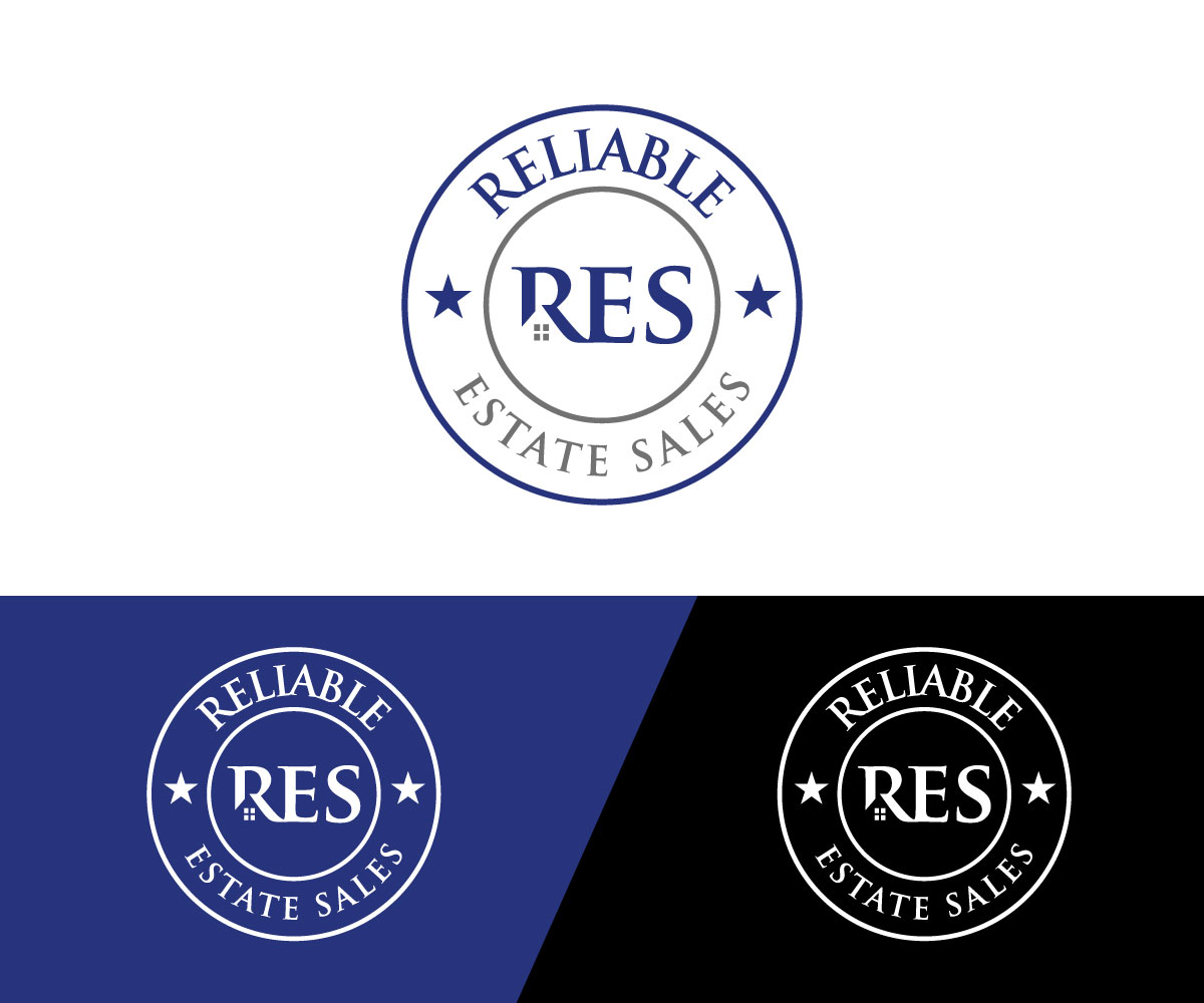 Conservative, Elegant, Estate Sales Logo Design for RES Reliable Estate ...