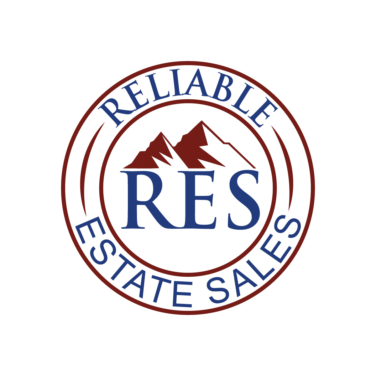 Conservative, Elegant, Estate Sales Logo Design for RES Reliable Estate ...