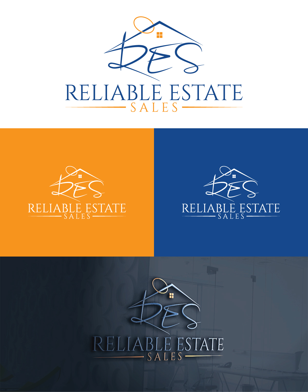 Conservative, Elegant, Estate Sales Logo Design for RES Reliable Estate ...
