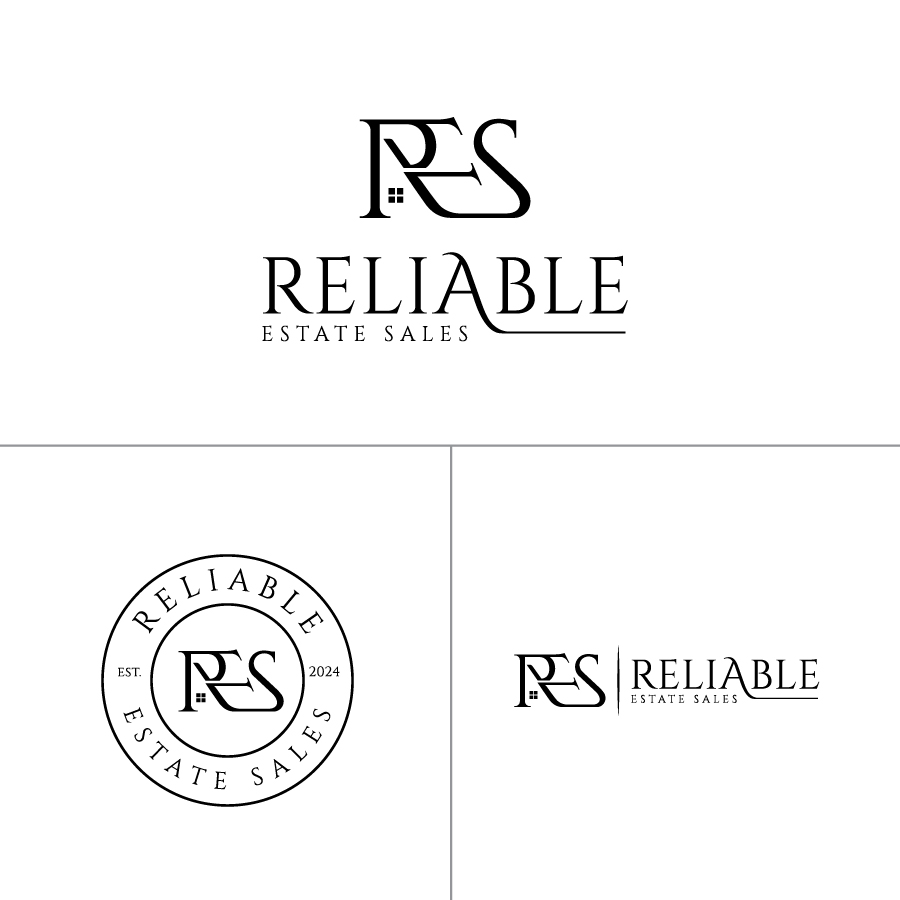Conservative, Elegant, Estate Sales Logo Design for RES Reliable Estate ...