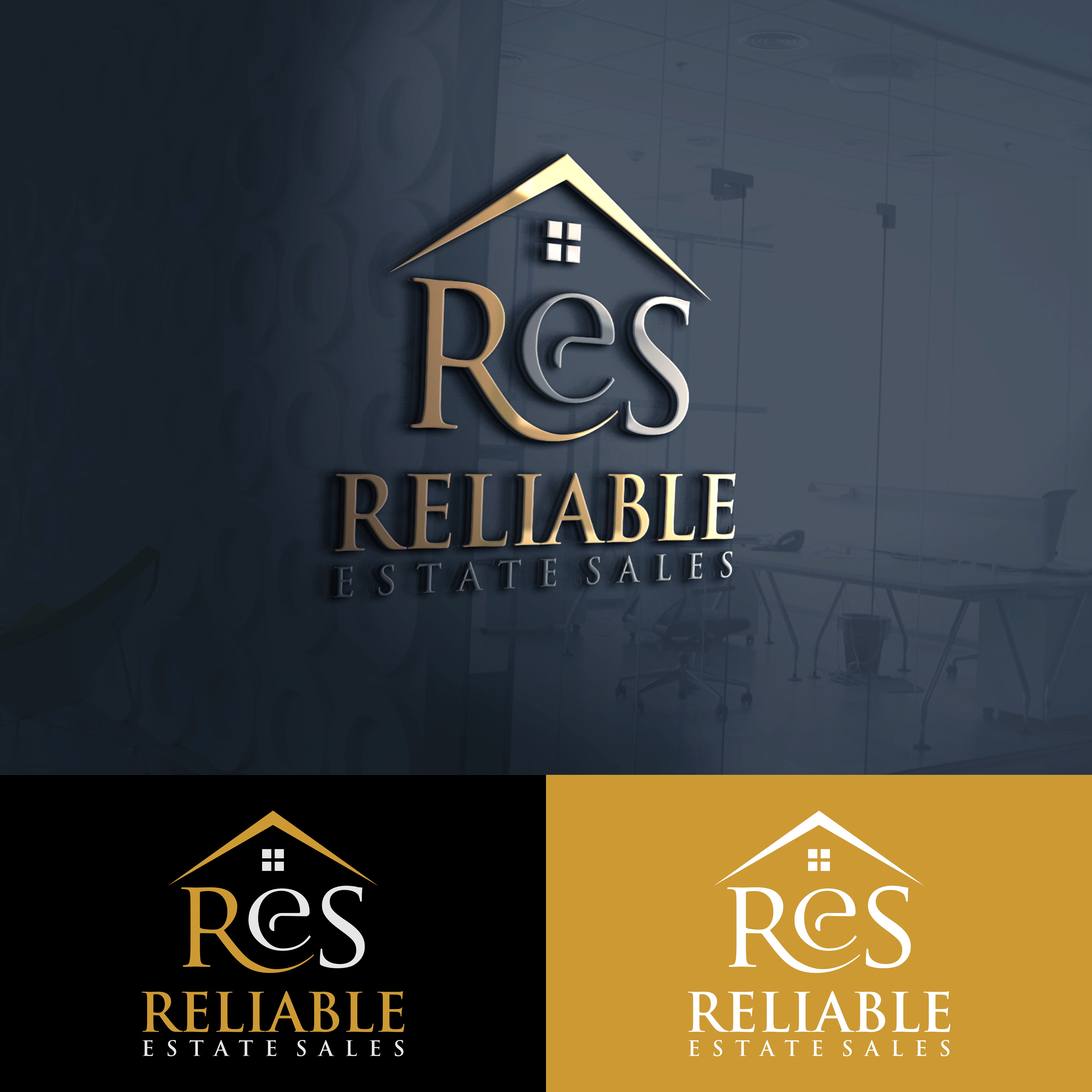 Conservative, Elegant, Estate Sales Logo Design for RES Reliable Estate ...