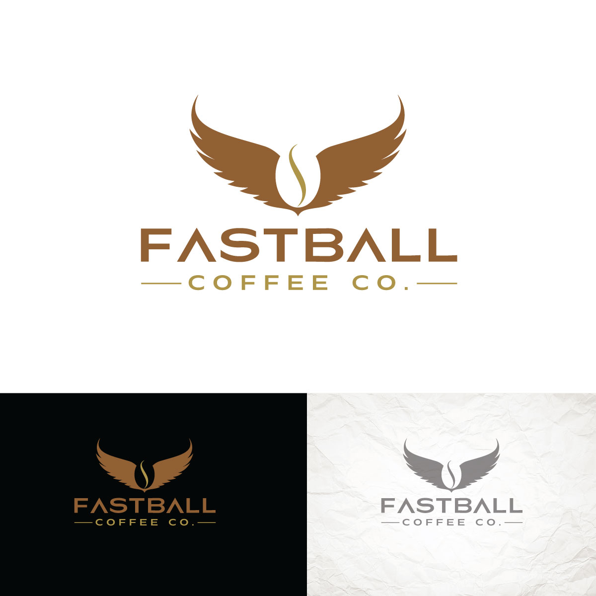 Upmarket, Masculine, Coffee Logo Design for Fastball Coffee Co. by ...