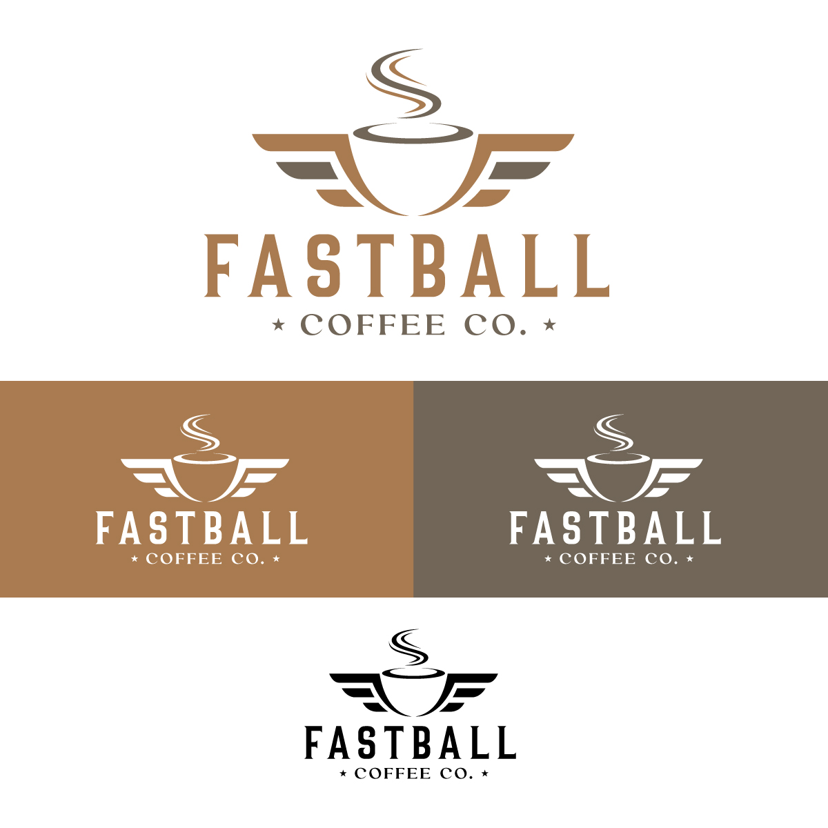 Upmarket, Masculine, Coffee Logo Design for Fastball Coffee Co. by ...