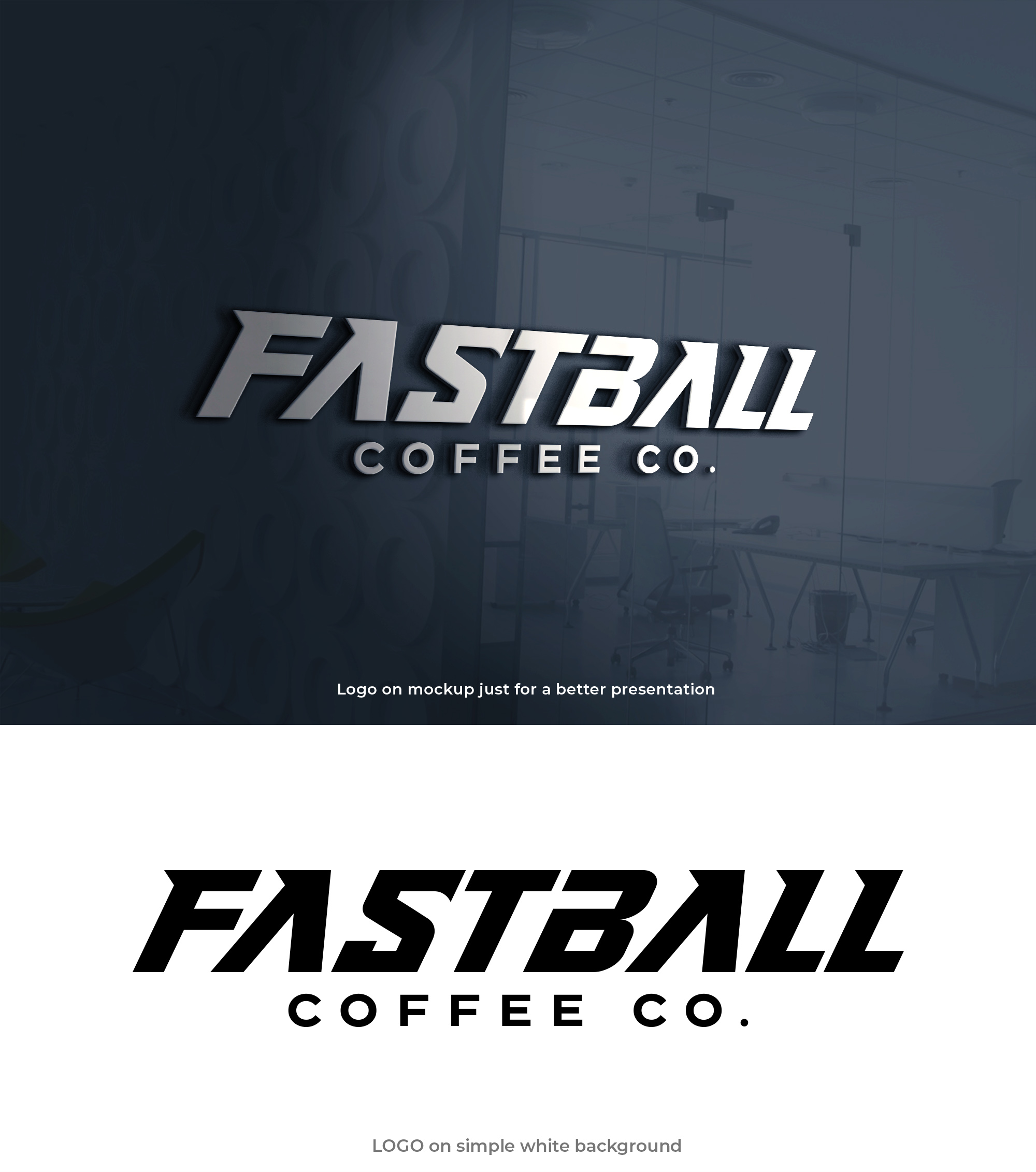 Upmarket, Masculine, Coffee Logo Design for Fastball Coffee Co. by Asad ...