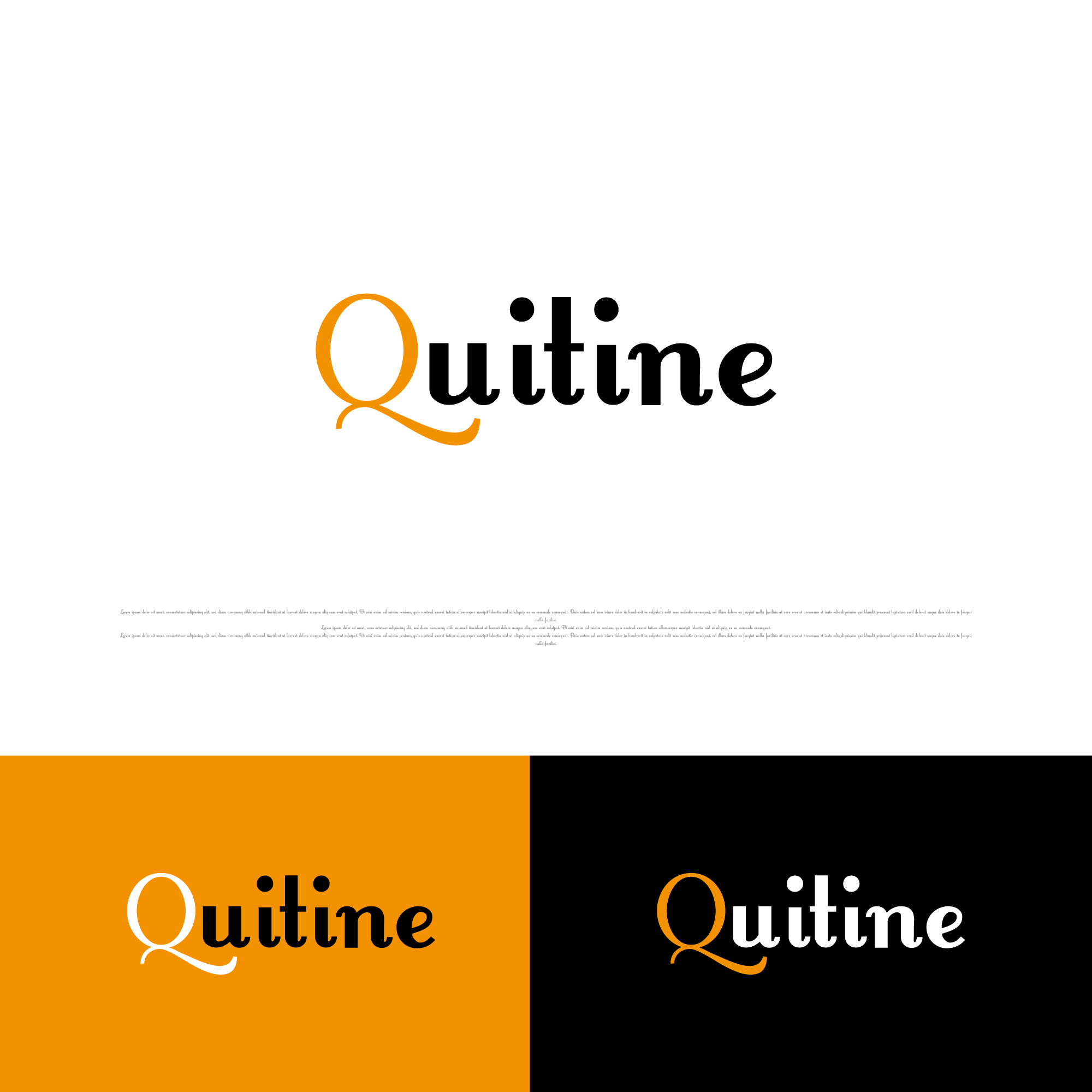 Logo Design for Quitine by Azizur011 | Design #33257937