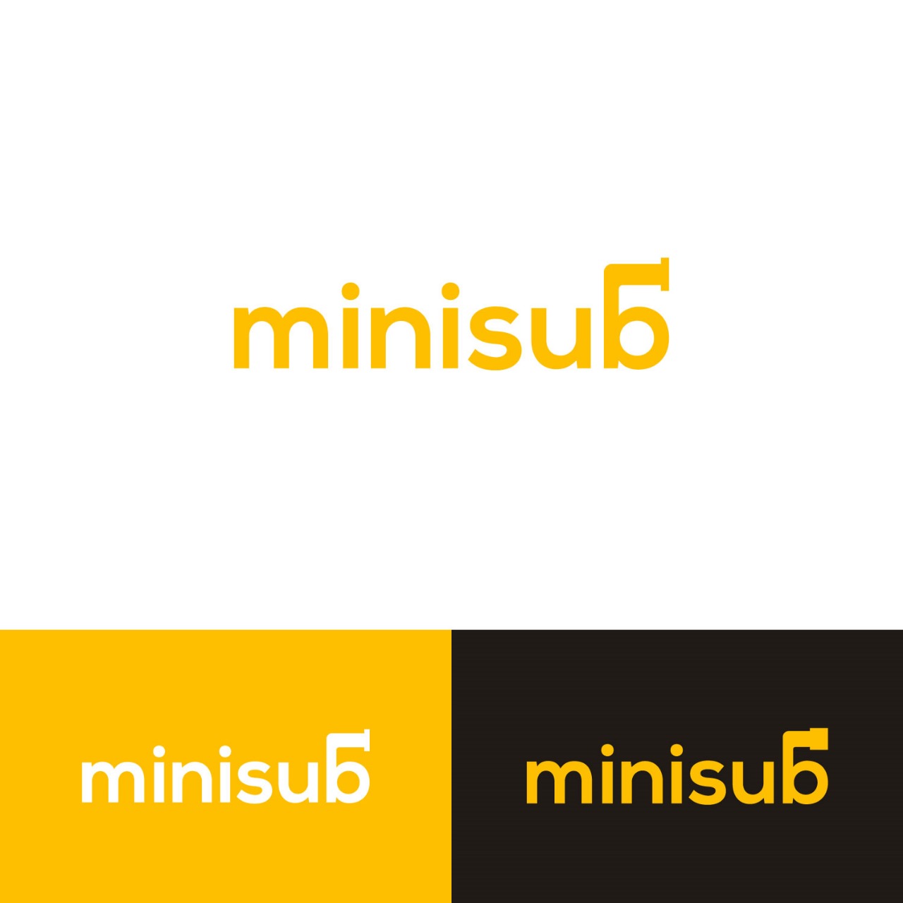 Logo Design for minisub (we had envisaged lower case, but flexible on ...