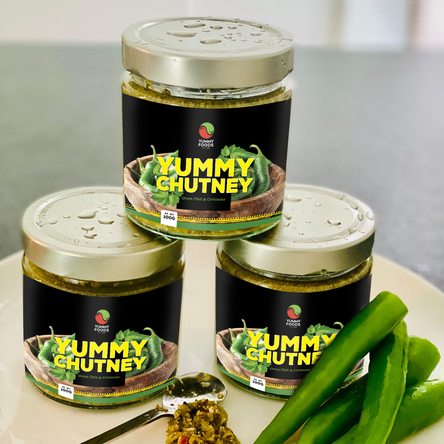 Professional, Elegant, Food Label Design for Yummy Foods B.V. by ...