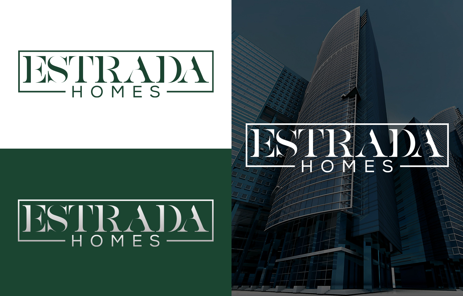 Serious, Upmarket, Construction Logo Design for Estrada Homes by Riv. | Design #33272137