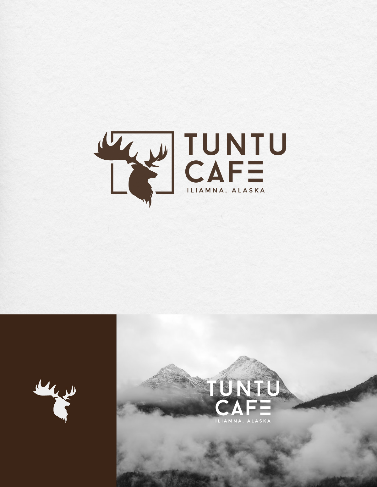 Logo Design for Tuntu Cafe, Iliamna, Alaska by apik. | Design #33267110