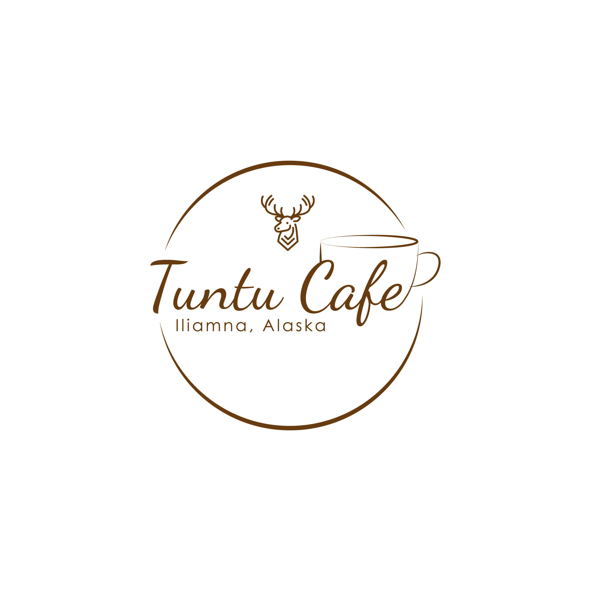 Logo Design for Tuntu Cafe, Iliamna, Alaska by Azizur011 | Design #33274495