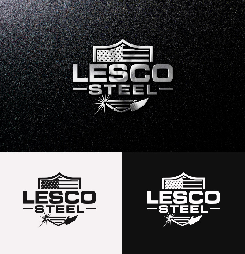 Masculine, Conservative, Welding/Construction Logo Design for Lesco Steel by Mahmuda Mitu ...