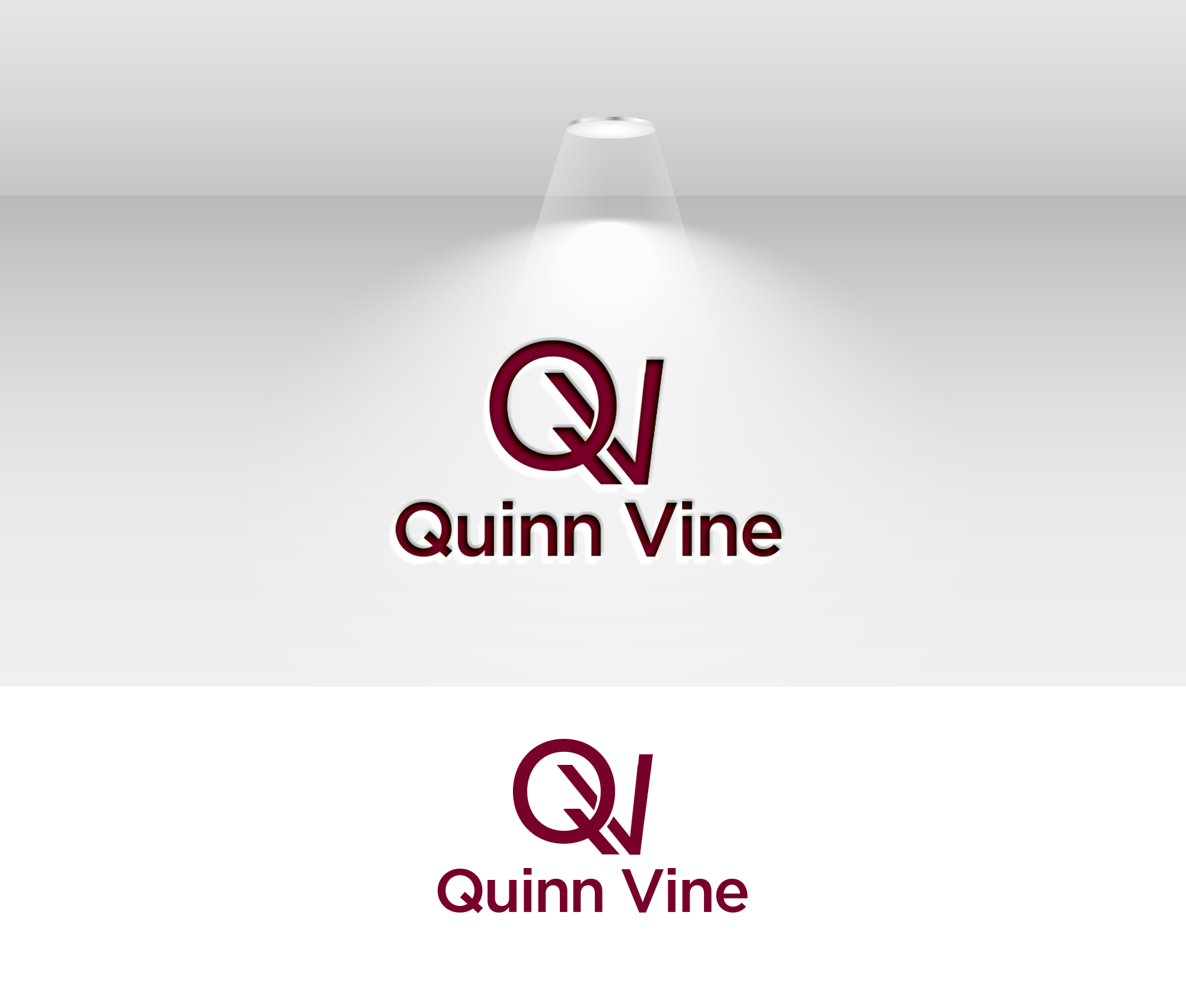 Logo Design for QV by Haaby | Design #33286843