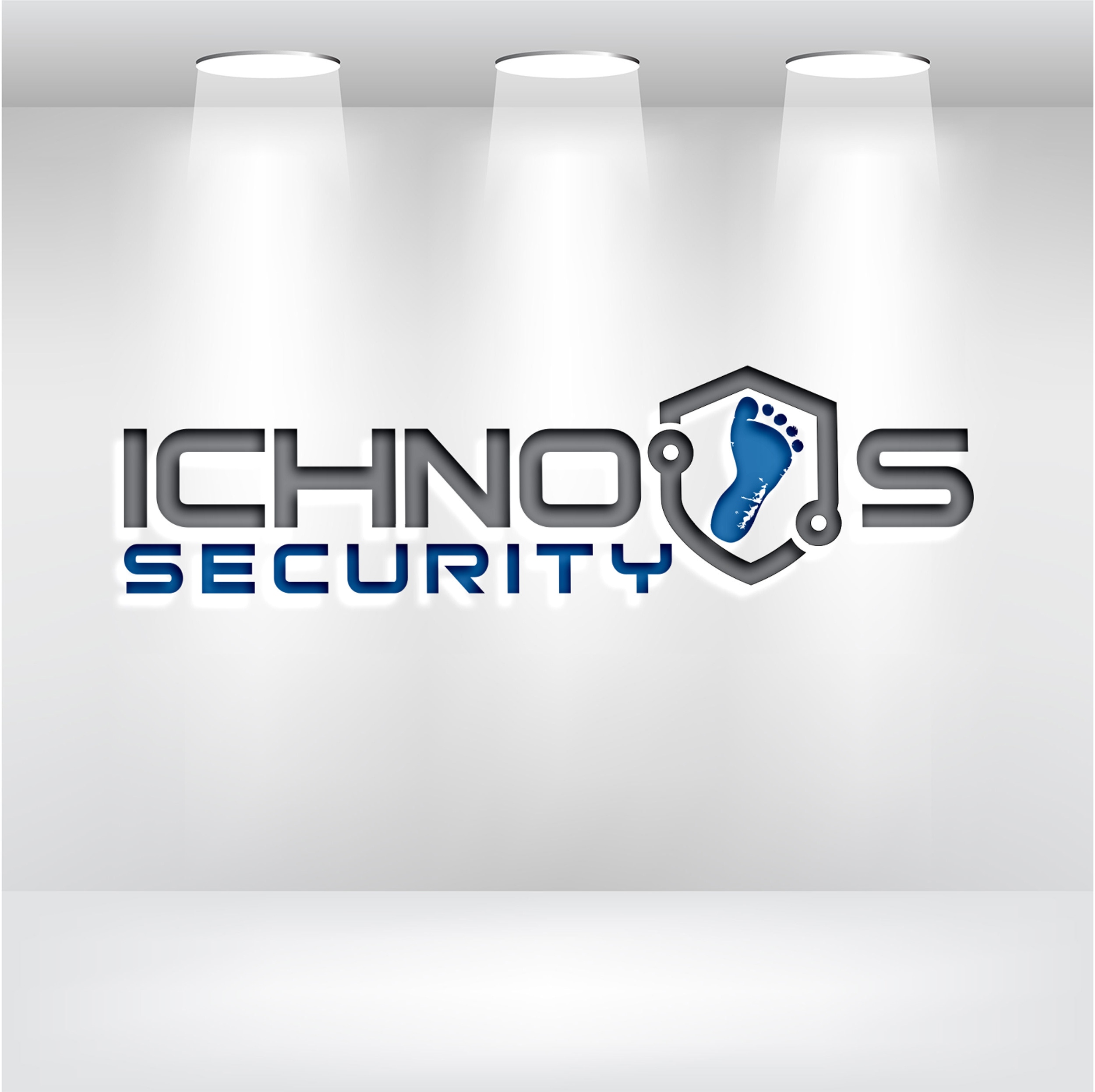 Logo Design for Ichnos Security by MD ROKON UDDIN | Design #33298917
