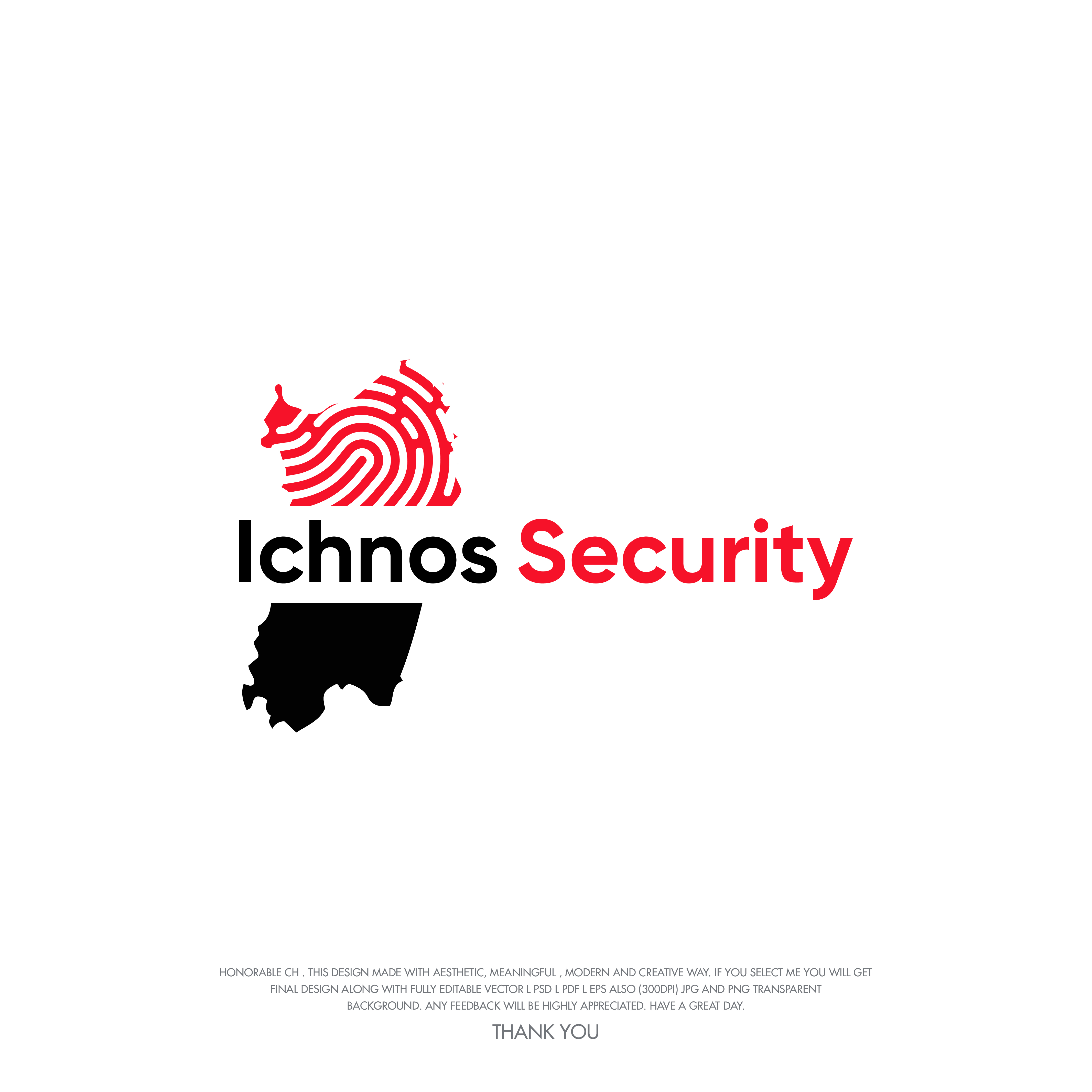 Logo Design for Ichnos Security by Riad | Branding & Logo Expert ...