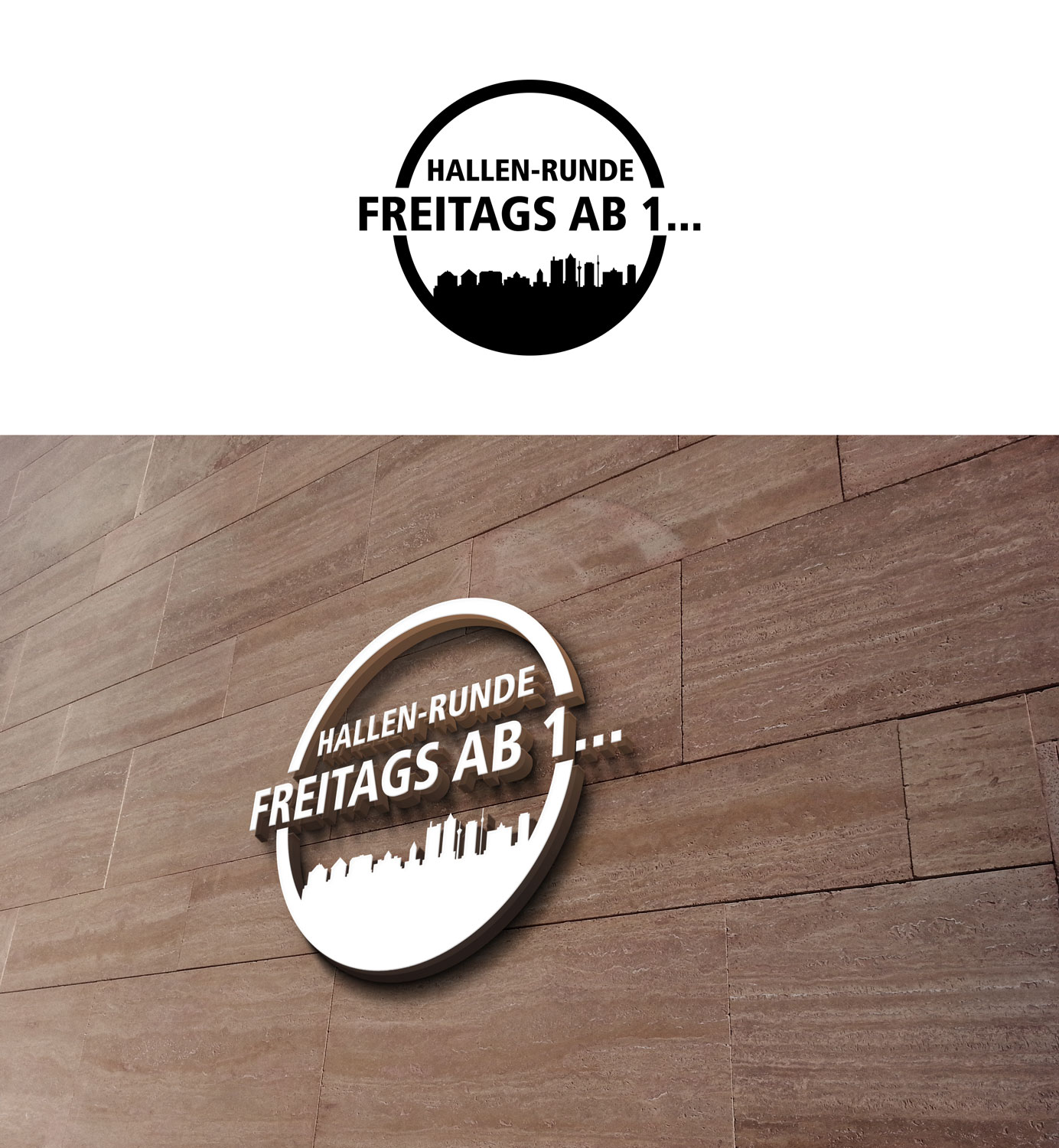 Masculine, Conservative Logo Design for Hallen-Runde Freitags ab 1 ...