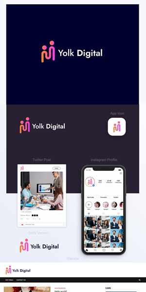 Design a Logo for an IT Recruitment Business | 200 Logo Designs for Yolk Digital