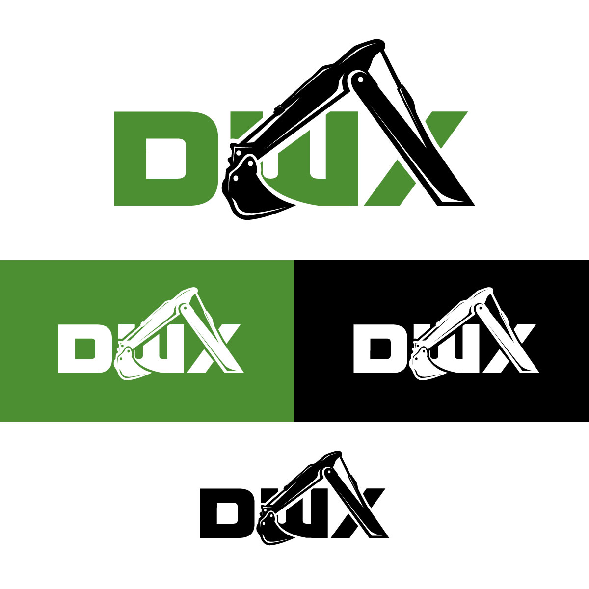 Masculine, Bold, Excavation and Demolition Logo Design for DWX by ...