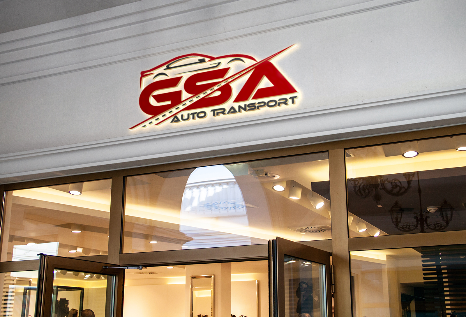 Logo Design for GSA Auto Transport by LogoHenter. | Design #33311532
