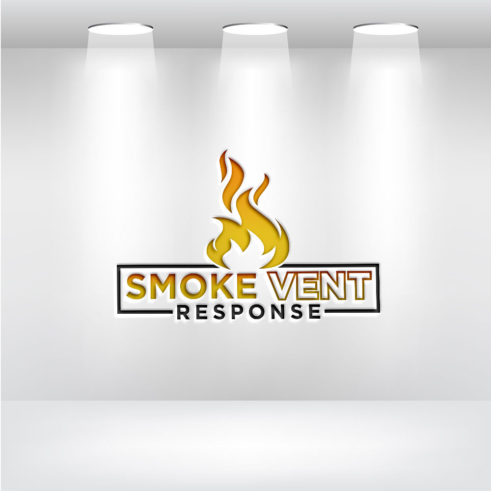 Elegant, Playful, FIRE AND SMOKE VENTILATION. Property management Logo ...