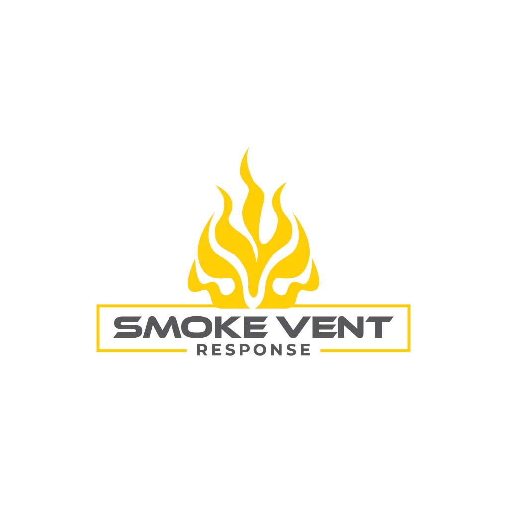 Elegant, Playful, FIRE AND SMOKE VENTILATION. Property management Logo ...