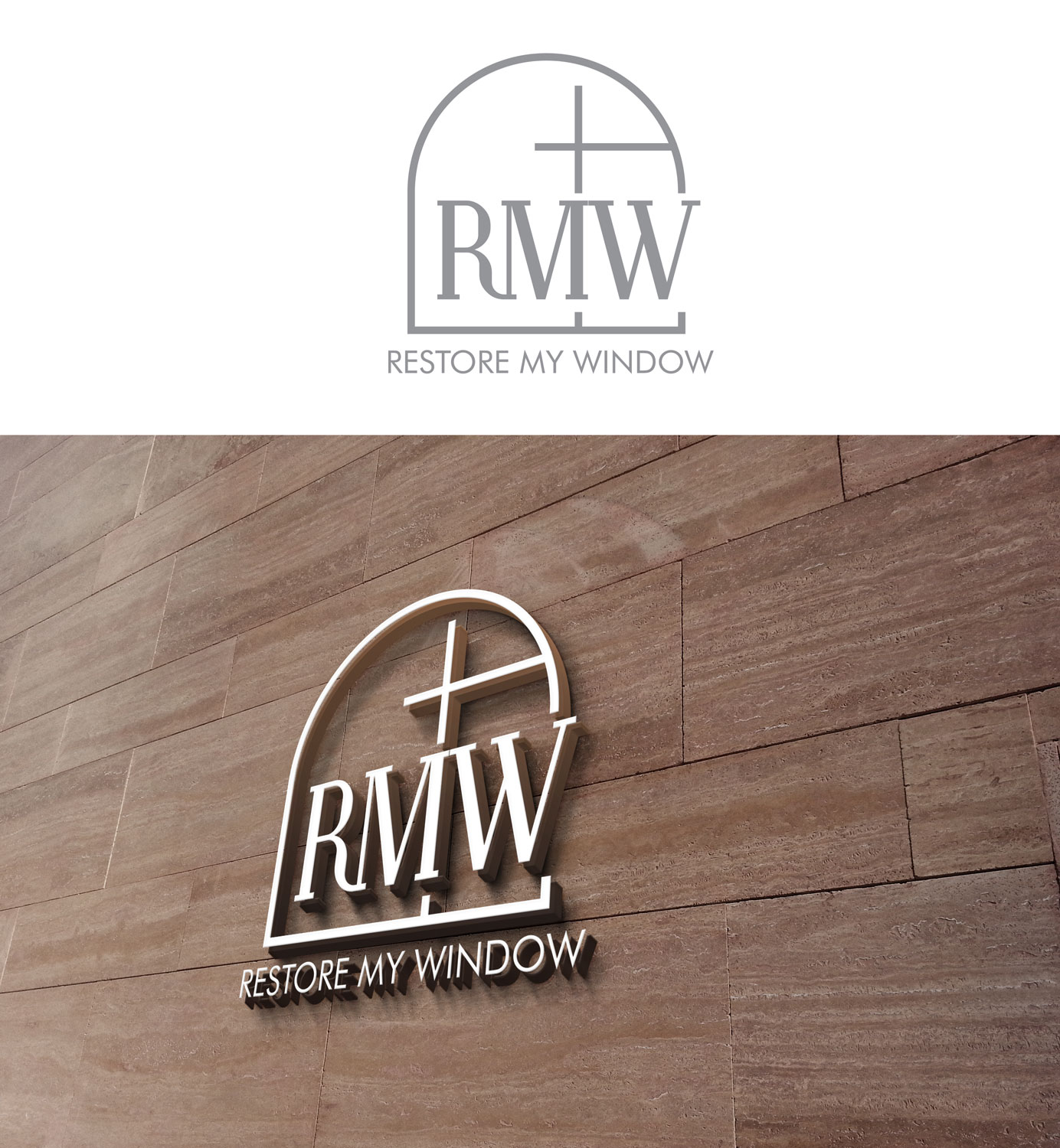 Logo Design for Restore My Window, or RMW by wdesigner2 | Design #33320491