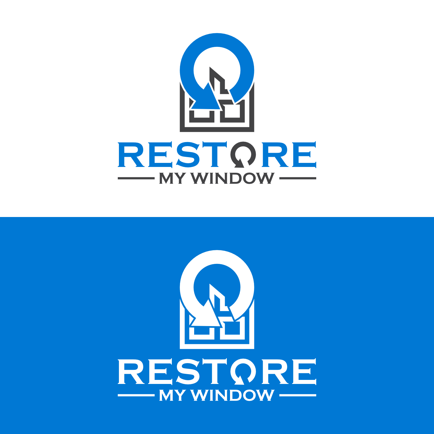 Logo Design for Restore My Window, or RMW by F_DSGN | Design #33316294