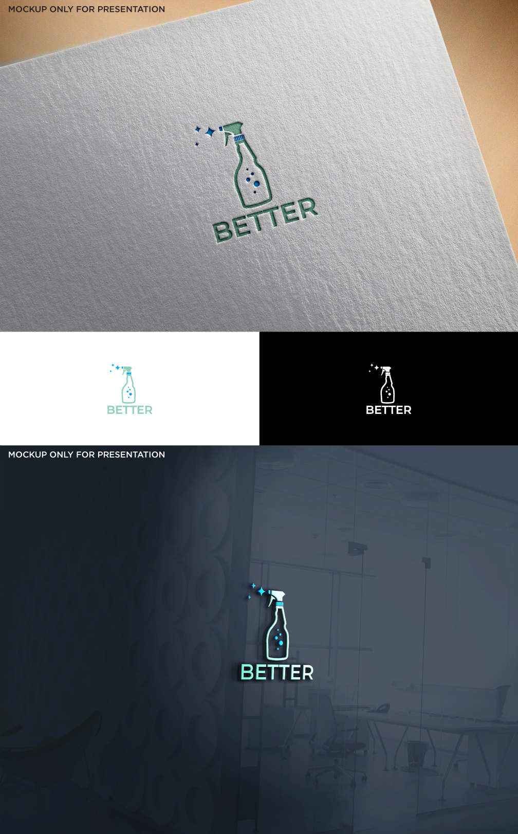 Bold, Serious, cleaning products/ retail Logo Design for BETTER by ...