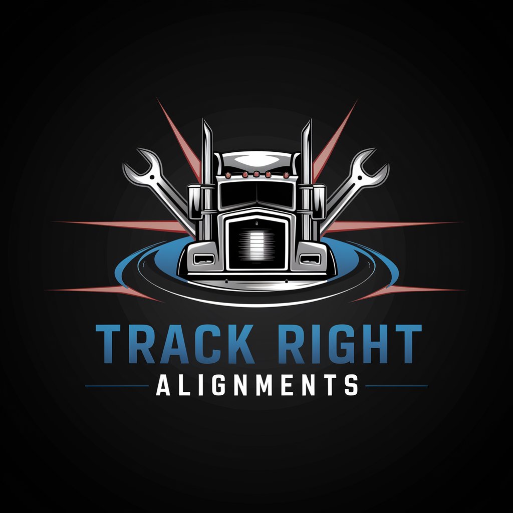 Professional, Masculine Logo Design for Track Right Alignments by ...