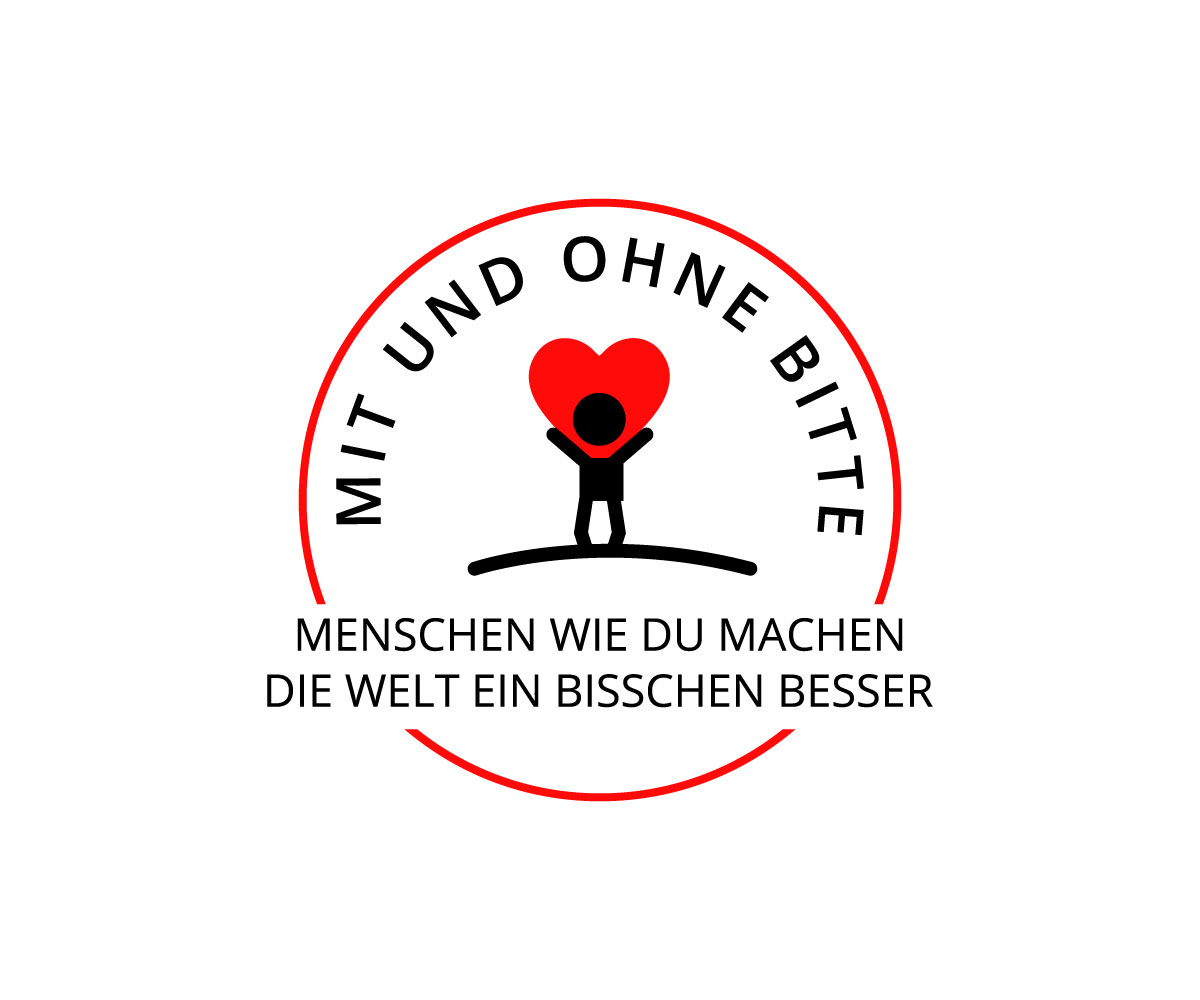 Logo Design for Mit und ohne bitte -Menschen wie Du machen die Welt ein bisschen besser by Kavth ...