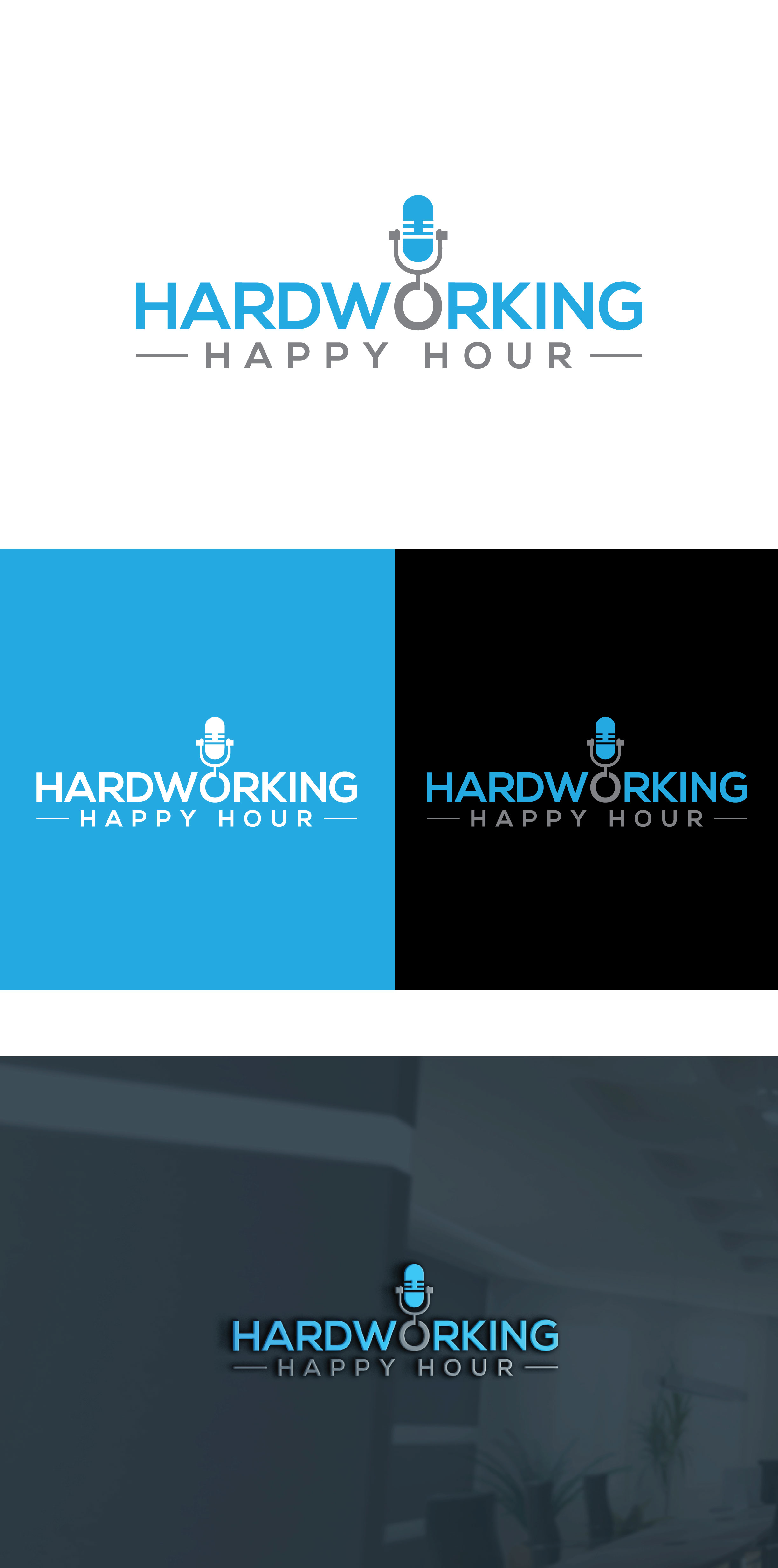 Bold, Personable Logo Design for Hardworking Happy Hour by Dived99 ...