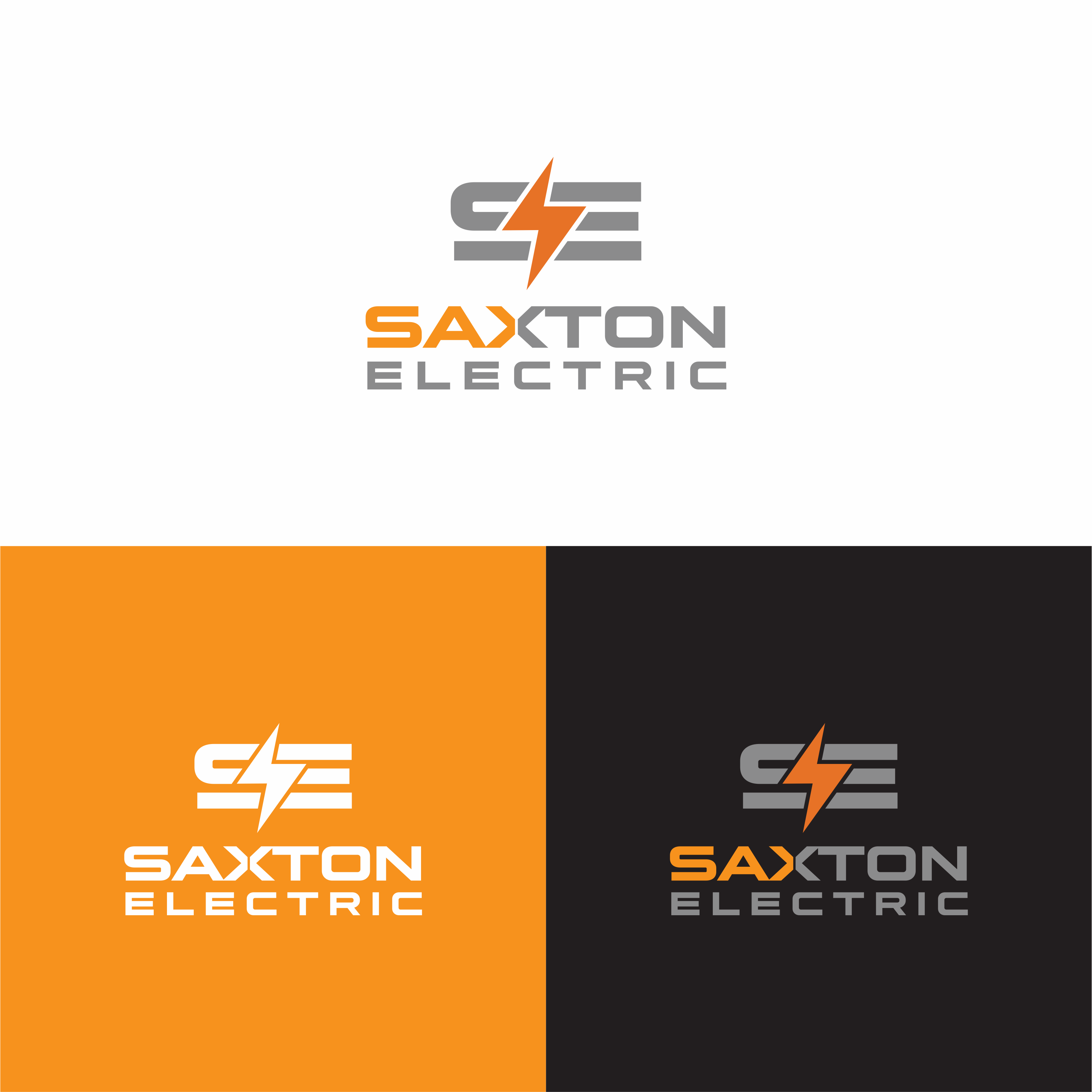 Bold, Modern, Electrical Logo Design for Saxton Electric by achil78 ...