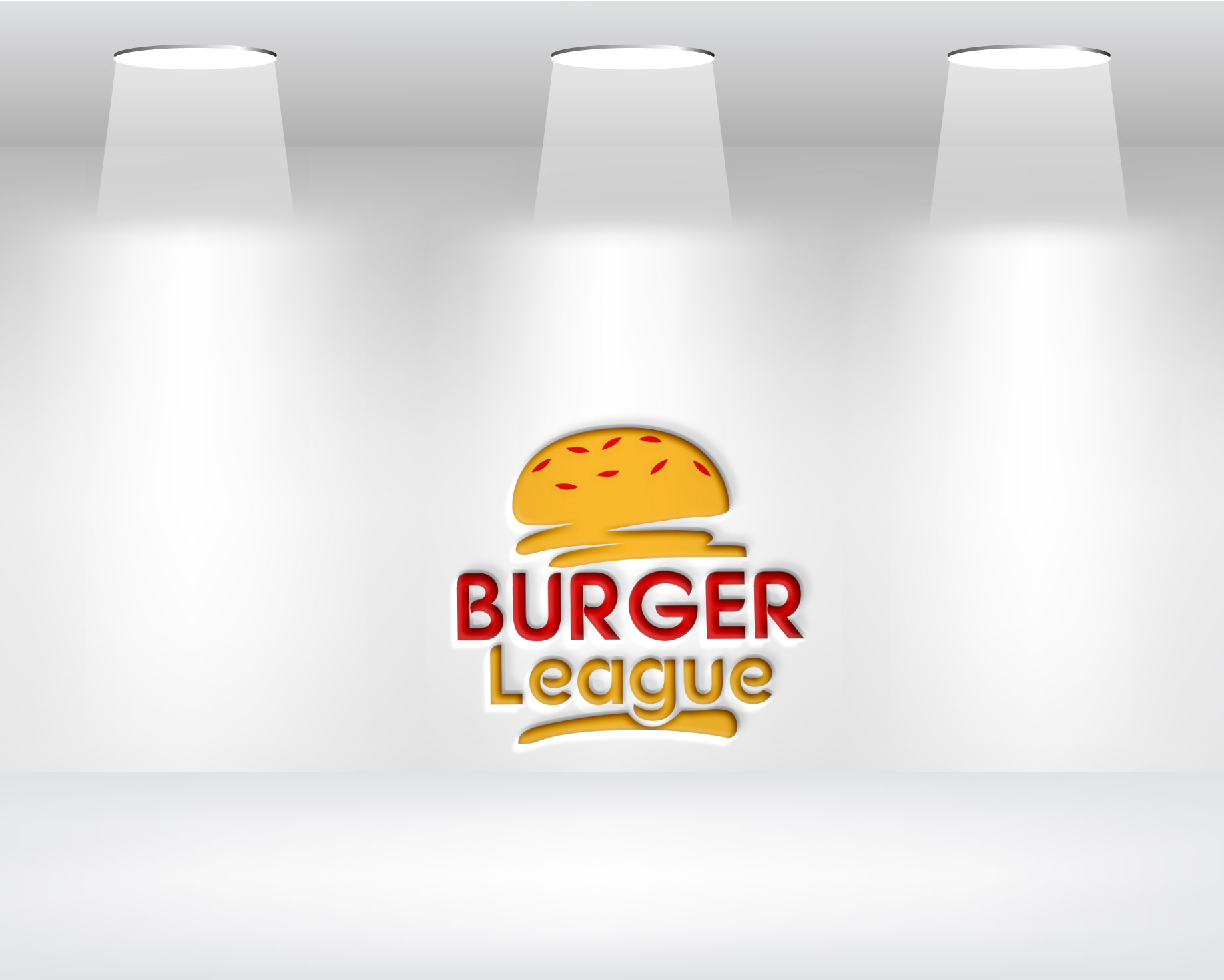 Logo Design for Burger League by Daniel Khan | Design #33327599