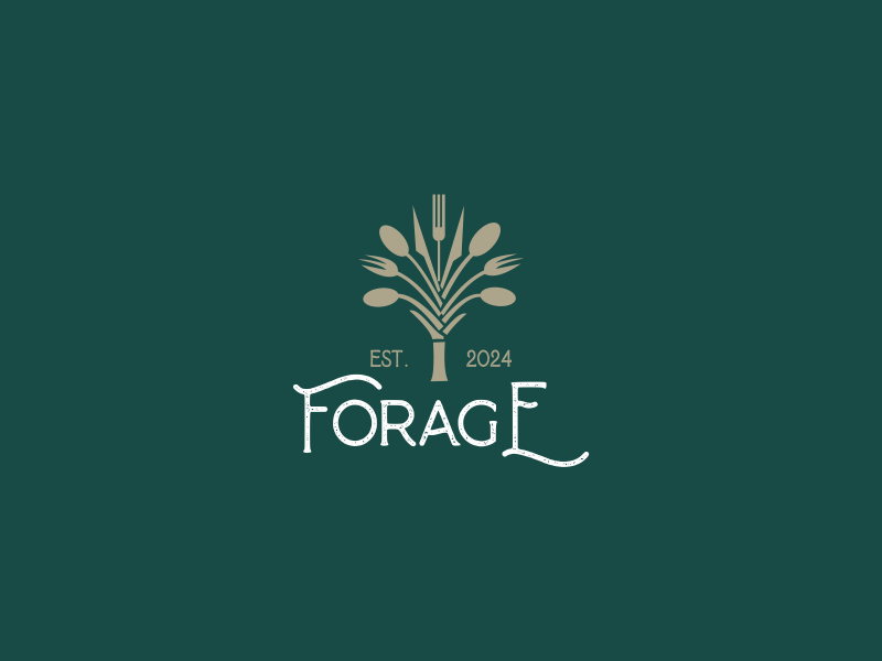 Serious, Professional, Foodservice Logo Design for The name "Forage" as ...