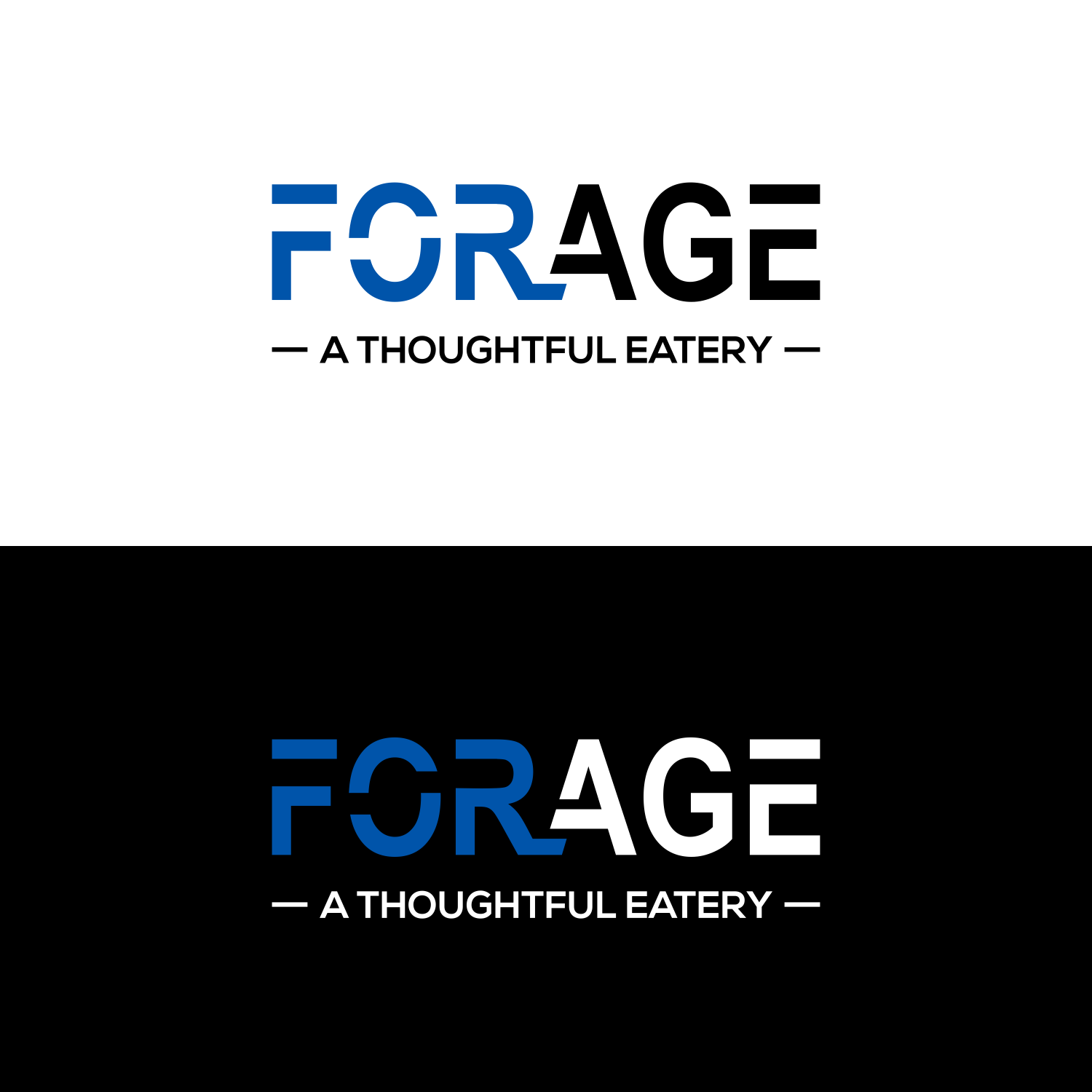 Serious, Professional, Foodservice Logo Design for The name "Forage" as ...