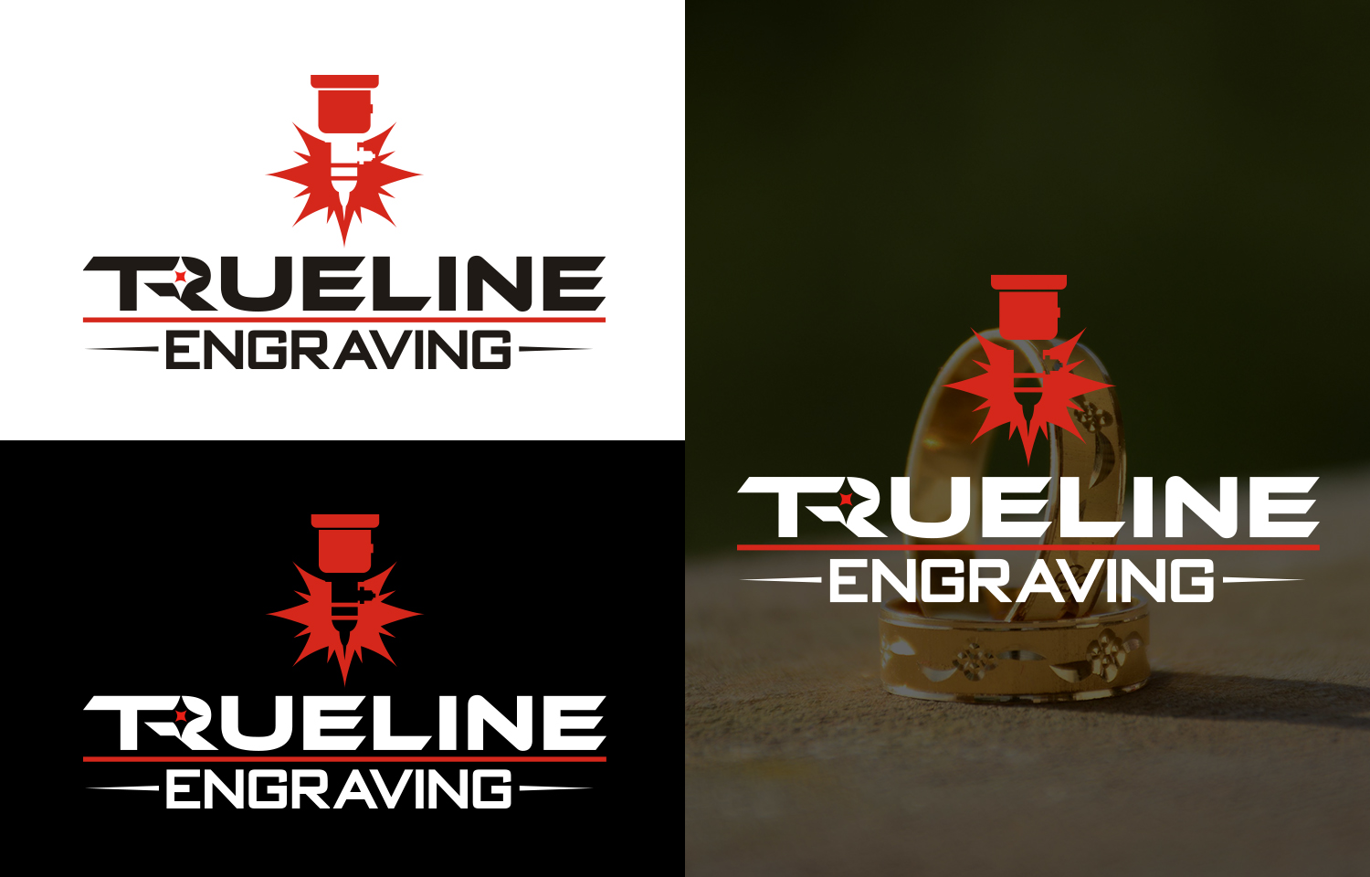 Logo Design for TRUELINE ENGRAVING by Riv. | Design #33340607