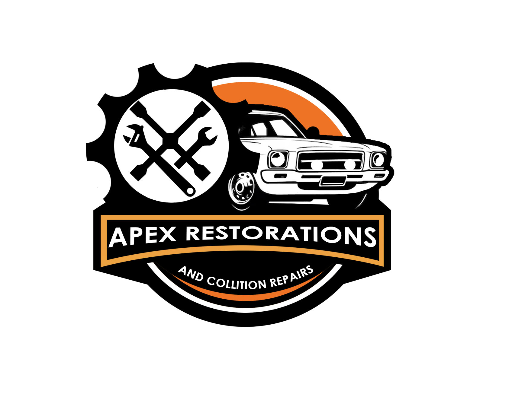 Bold, Serious, Auto Repair Logo Design for Apex Restorations and ...