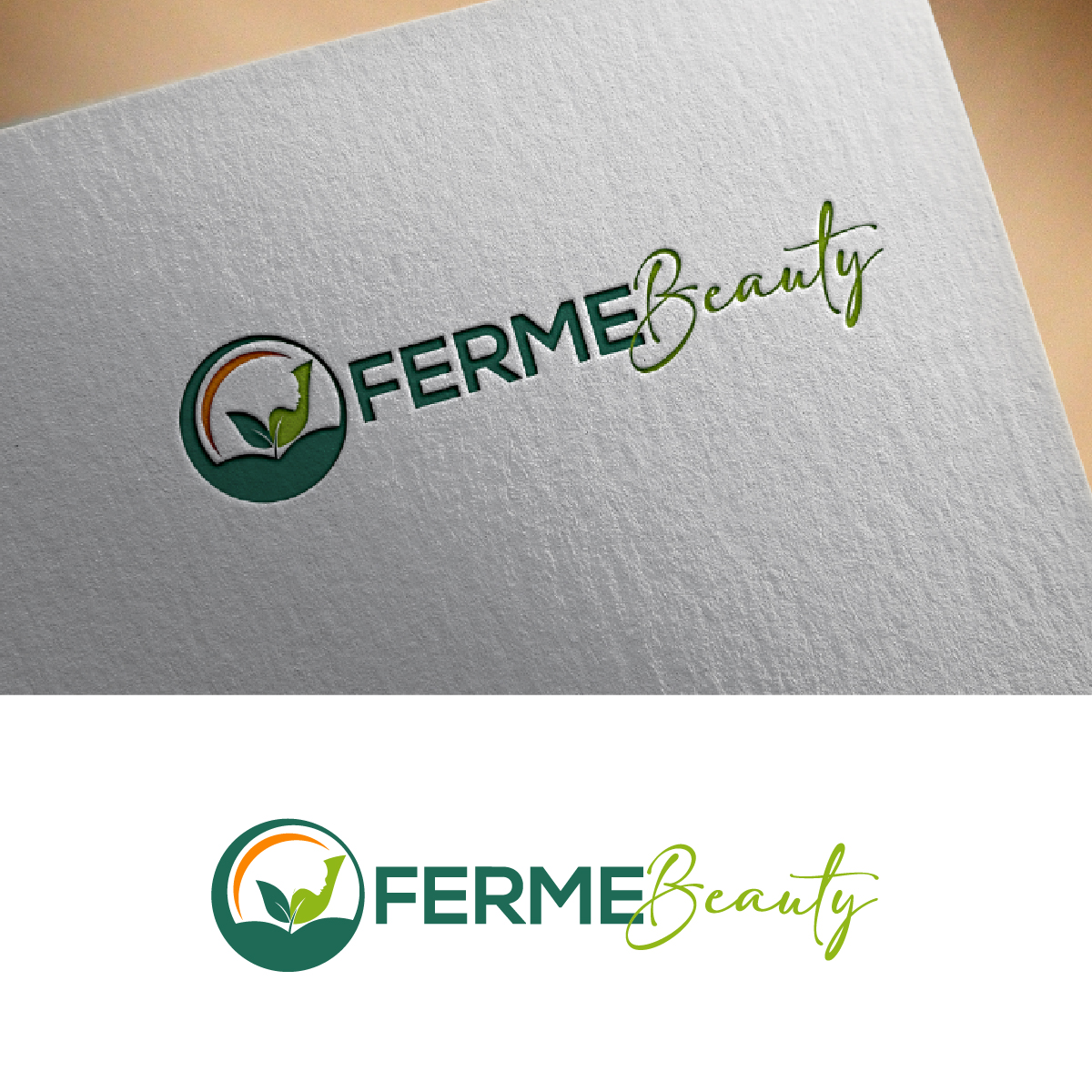 Modern, Personable, Organic, Natural Skincare Logo Design for Ferme ...