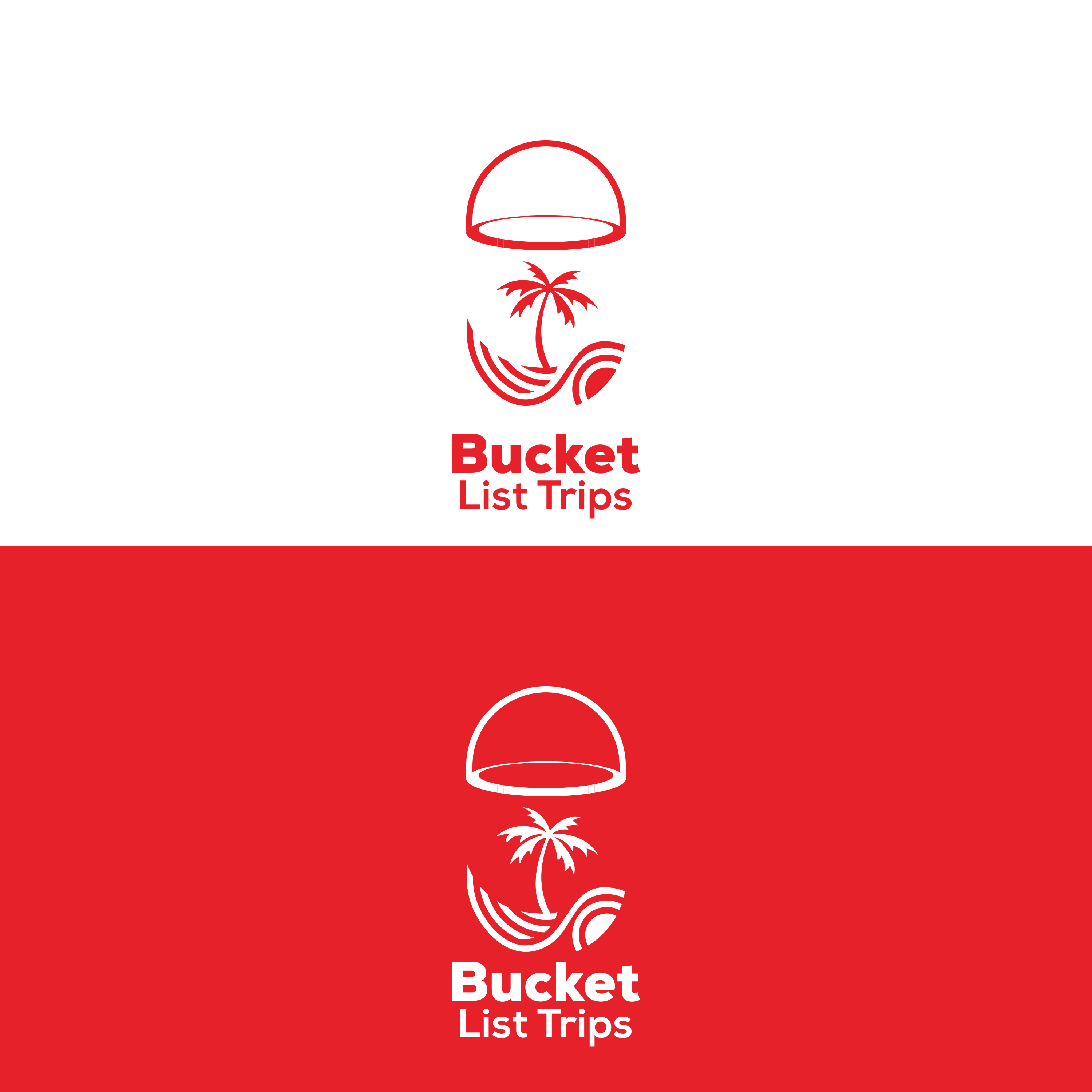 Bold, Colorful, Travel Logo Design for Bucket List Trips by Xaviera ...