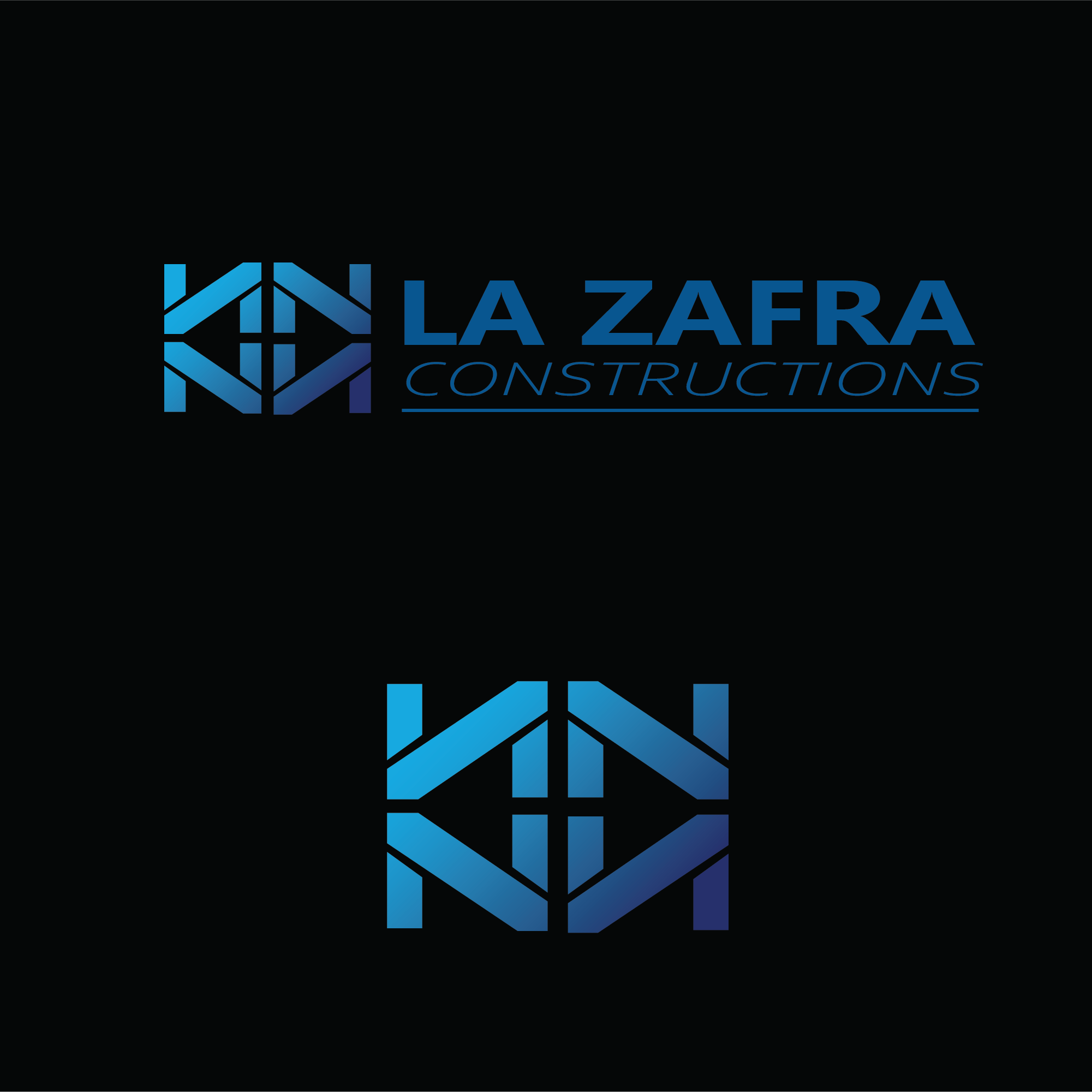 Serious, Professional, Concrete Paving Construction Logo Design for LA ZAFRA CONSTRUCTION and “Z ...