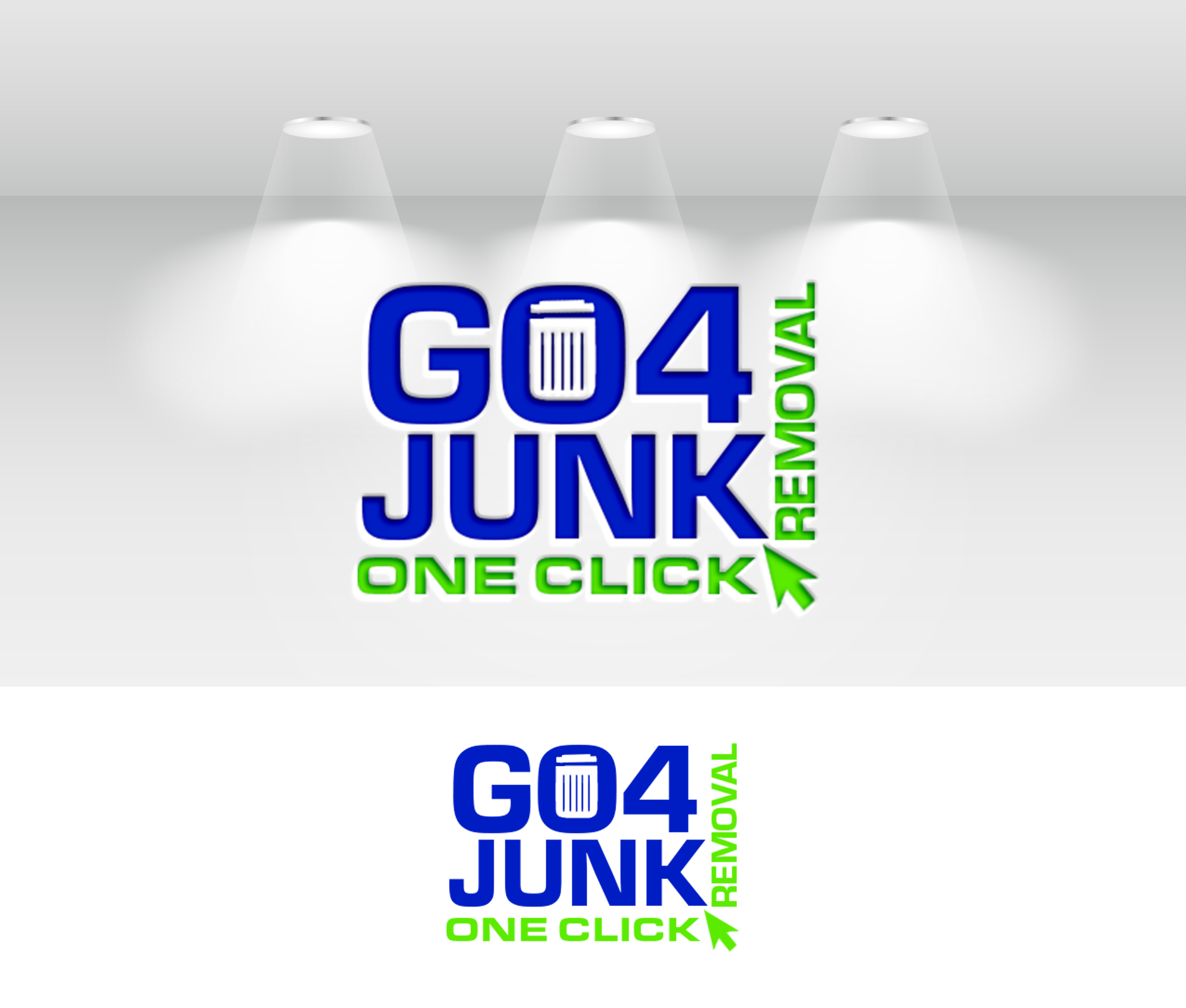 Logo Design for GO4 Junk Removal One Click by AliArts | Design #33445582