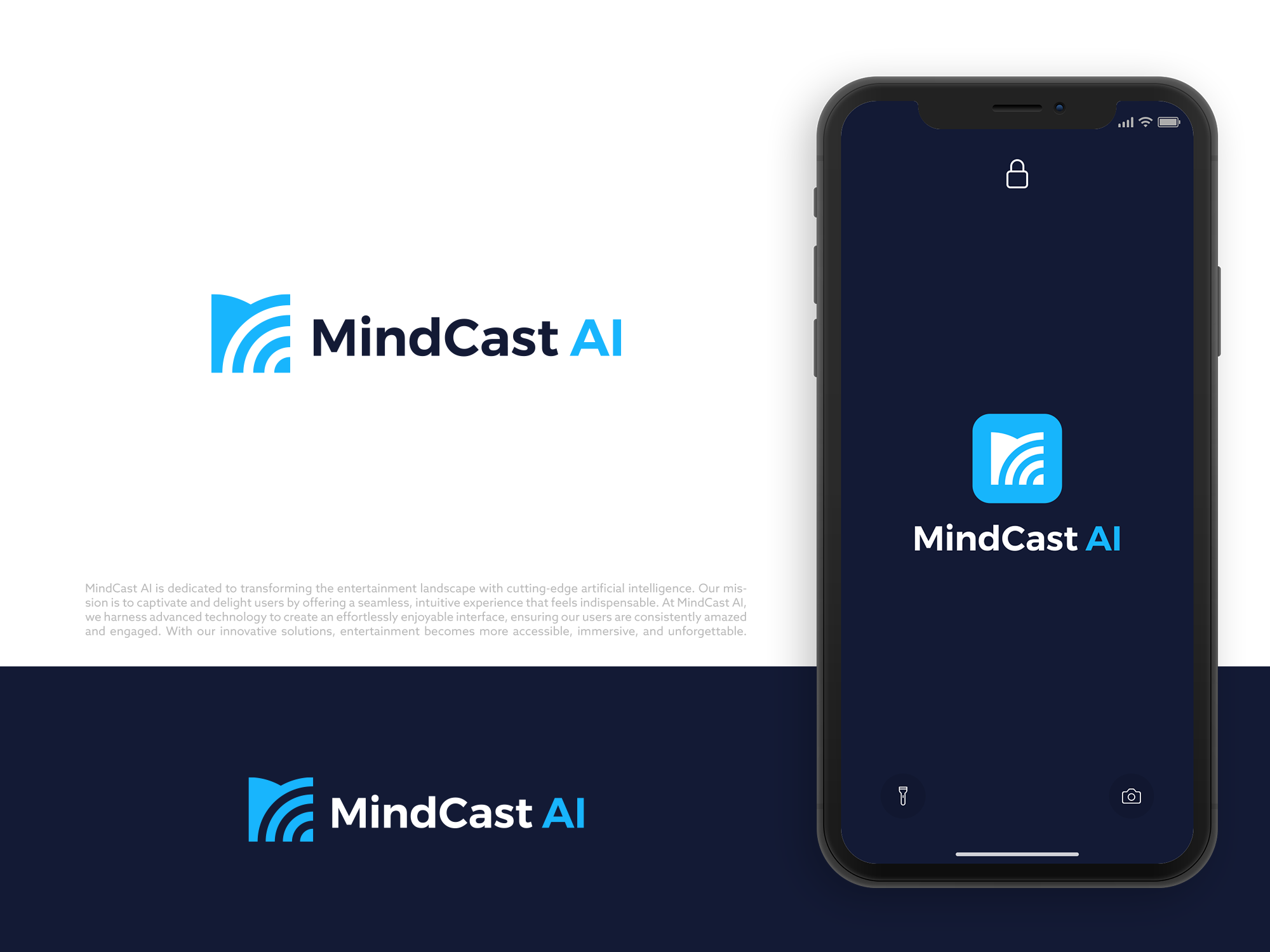 Bold, Playful, Technology and entertainment Logo Design for MindCast AI ...