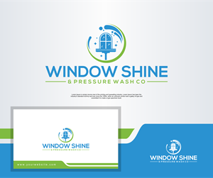Window Shine & Pressure Wash Co | 39 Logo Designs for Window Shine ...