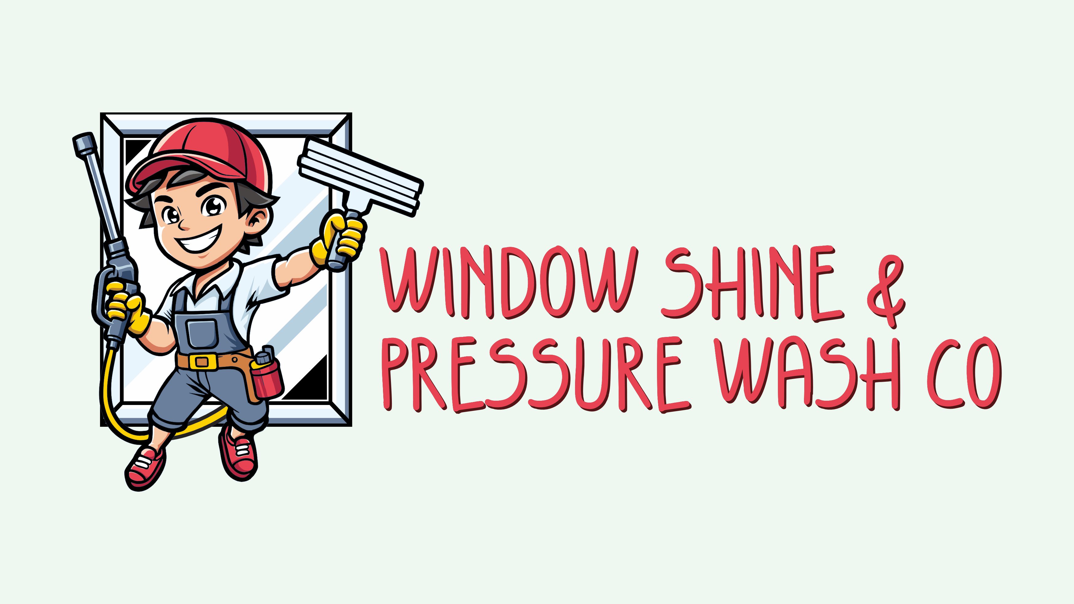 Elegant, Playful Logo Design for Window Shine & Pressure Wash Co by ...