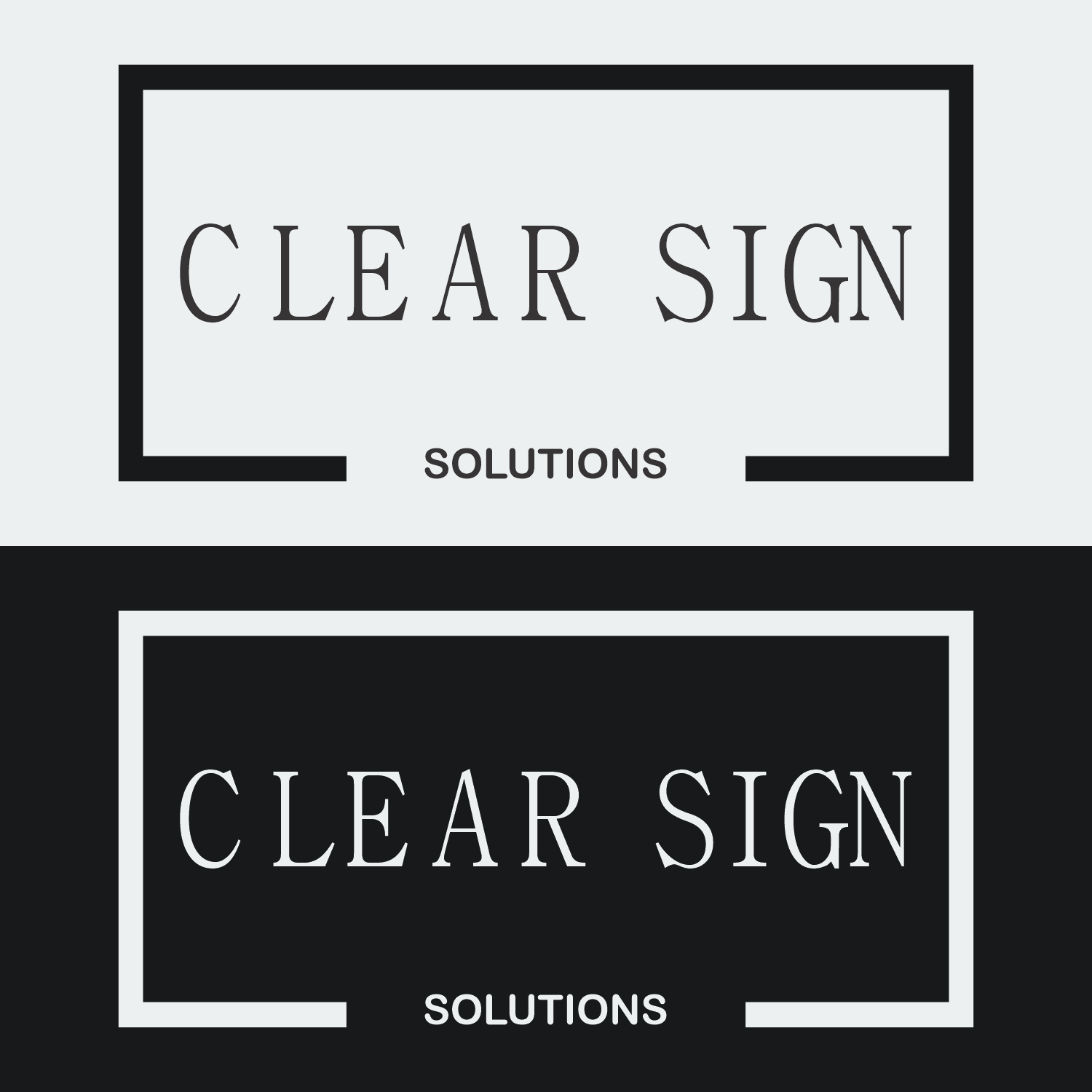 Feminine, Colorful, signs Logo Design for Clear sign solutions by ...