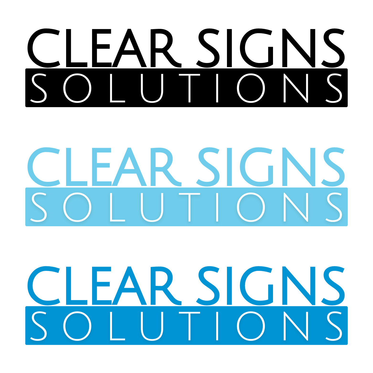 Feminine, Colorful, signs Logo Design for Clear sign solutions by Chas ...