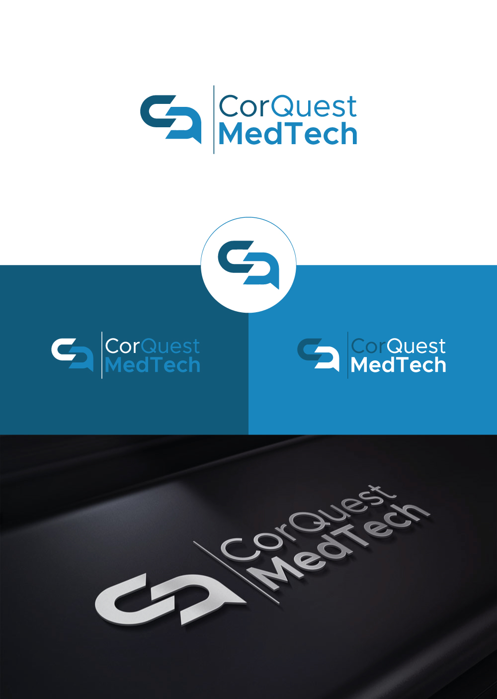 Logo Design for CorQuest MedTech or CQ by Ash_Design™ | Design #33421240
