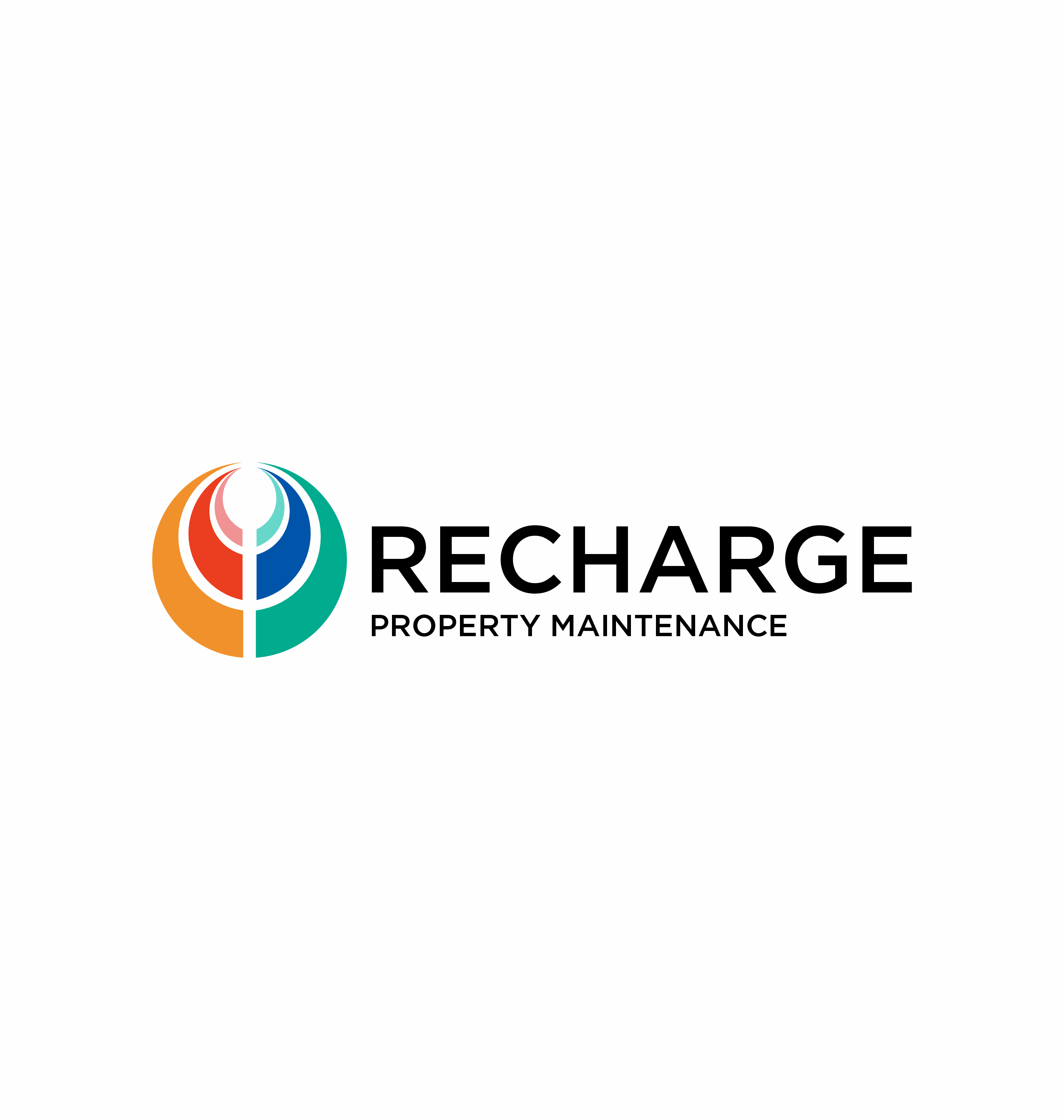 Colorful, Modern, Property Maintenance Logo Design for Recharge ...