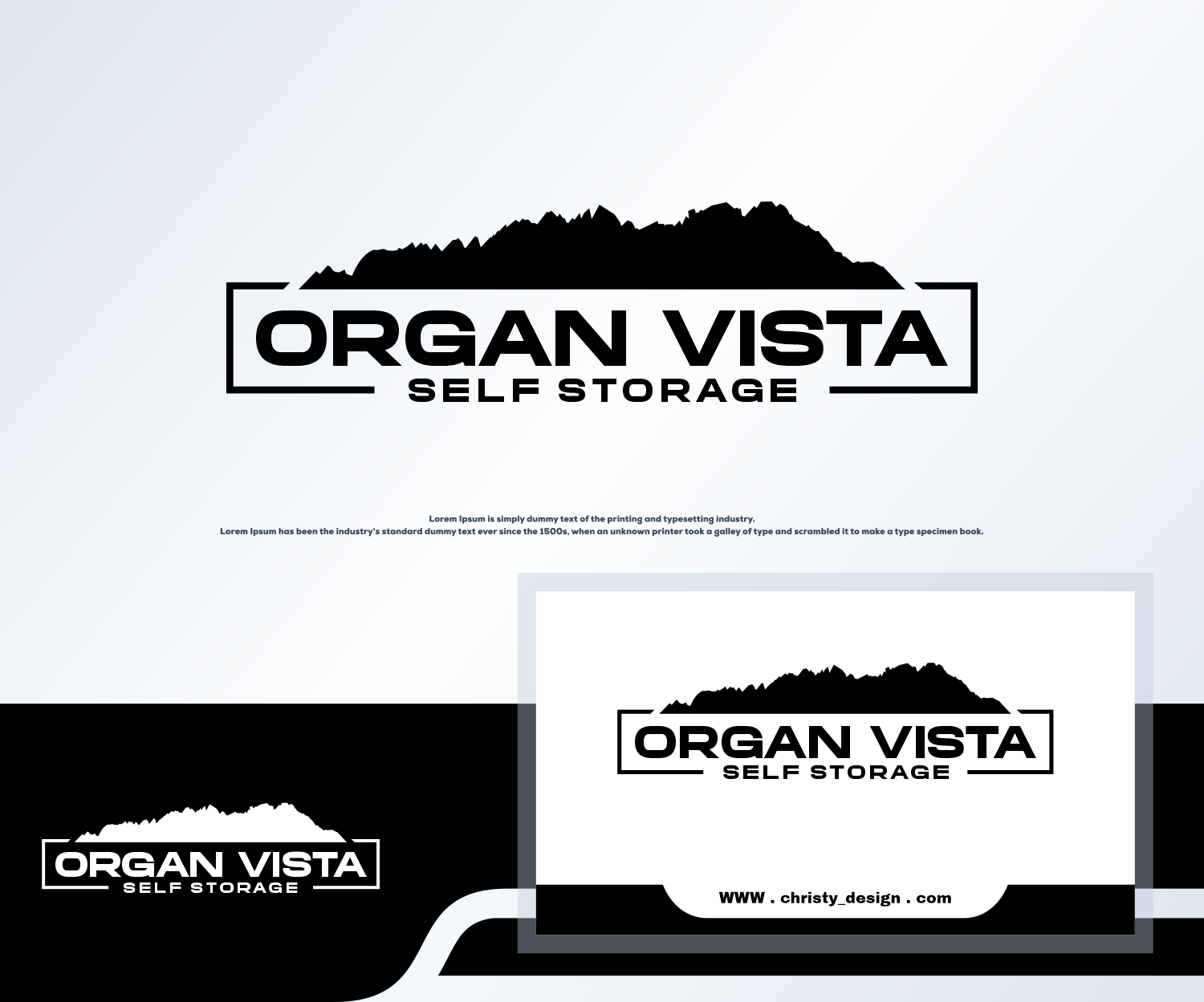 Modern, Elegant, RV and Self Storage Logo Design for Organ Vista RV ...