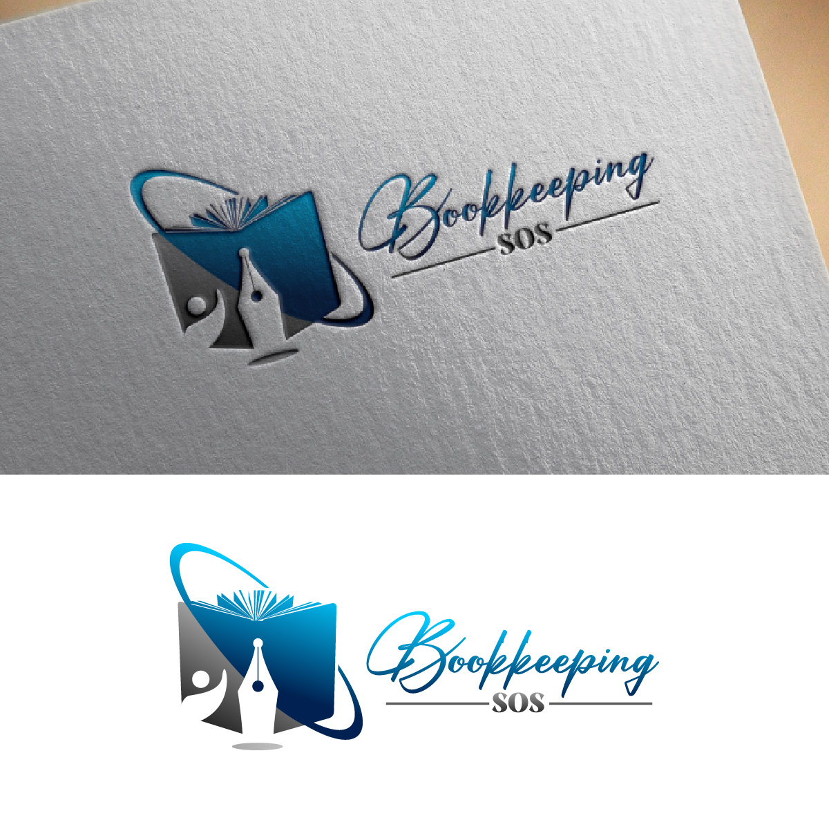 Modern, Conservative, Bookkeeping and Accounting Logo Design for ...